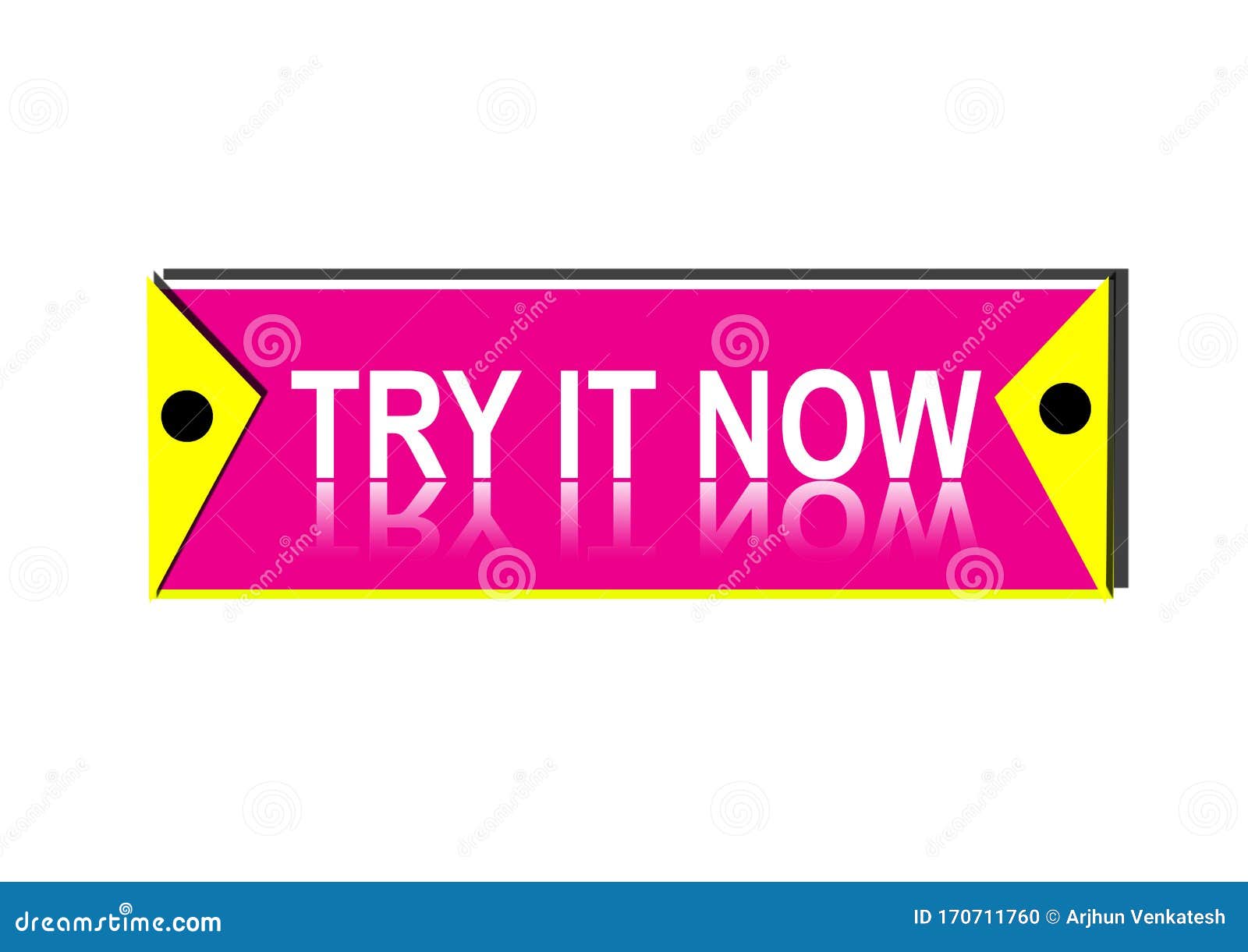 Illustration of Solution Try it Now Symbol with Colourful Design Stock ...