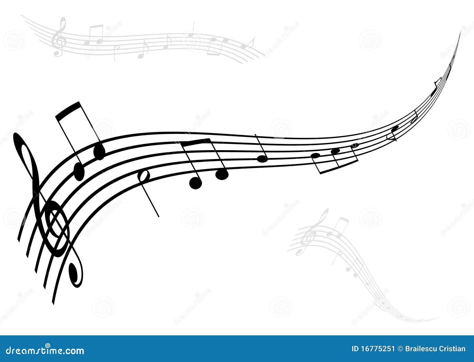 Illustration of some stave stock vector. Illustration of abstract ...
