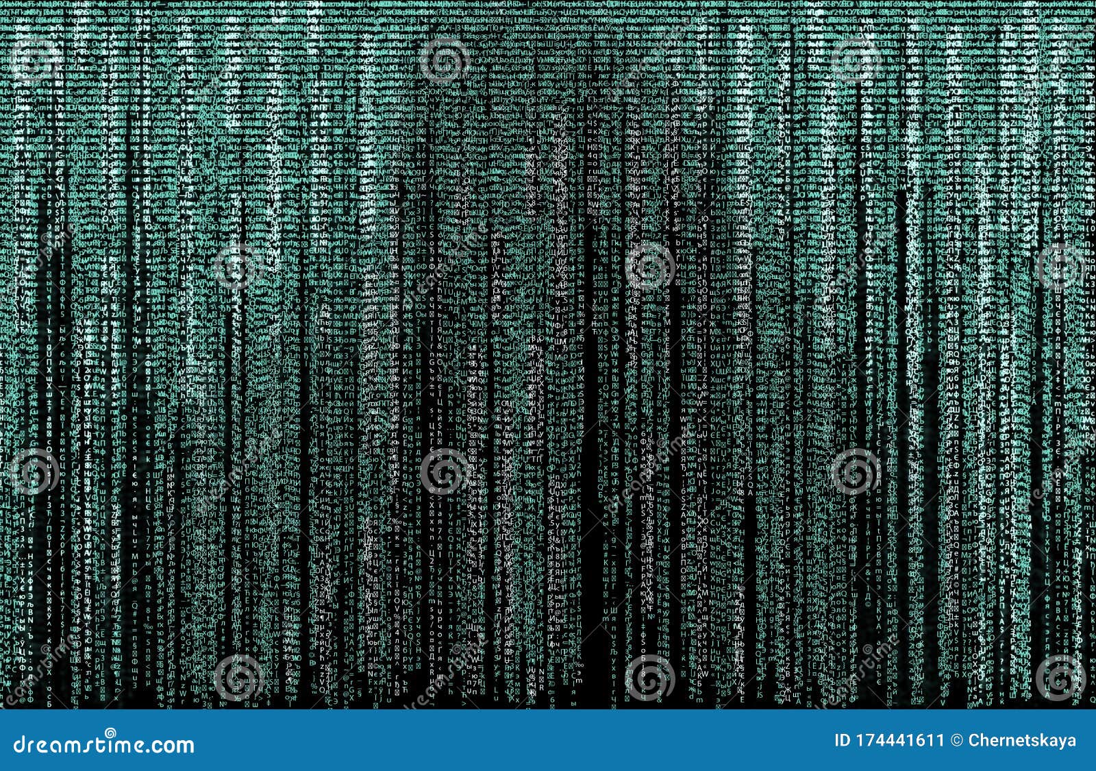 Source Code Written in Programming Language Stock Image - Image of ...