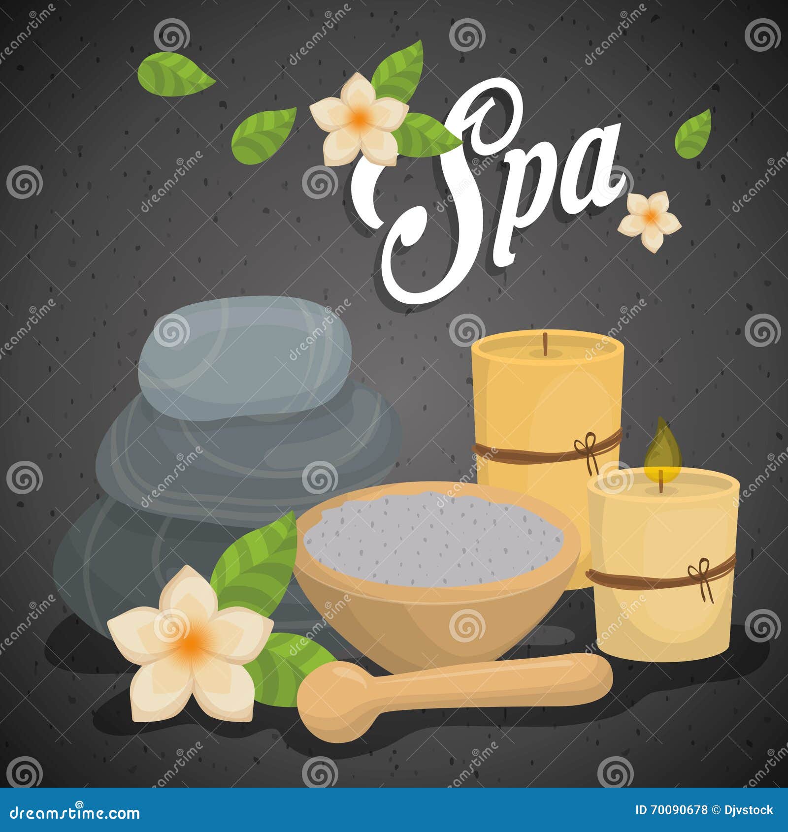 Illustration of Spa Center, Vector Design Stock Vector - Illustration ...