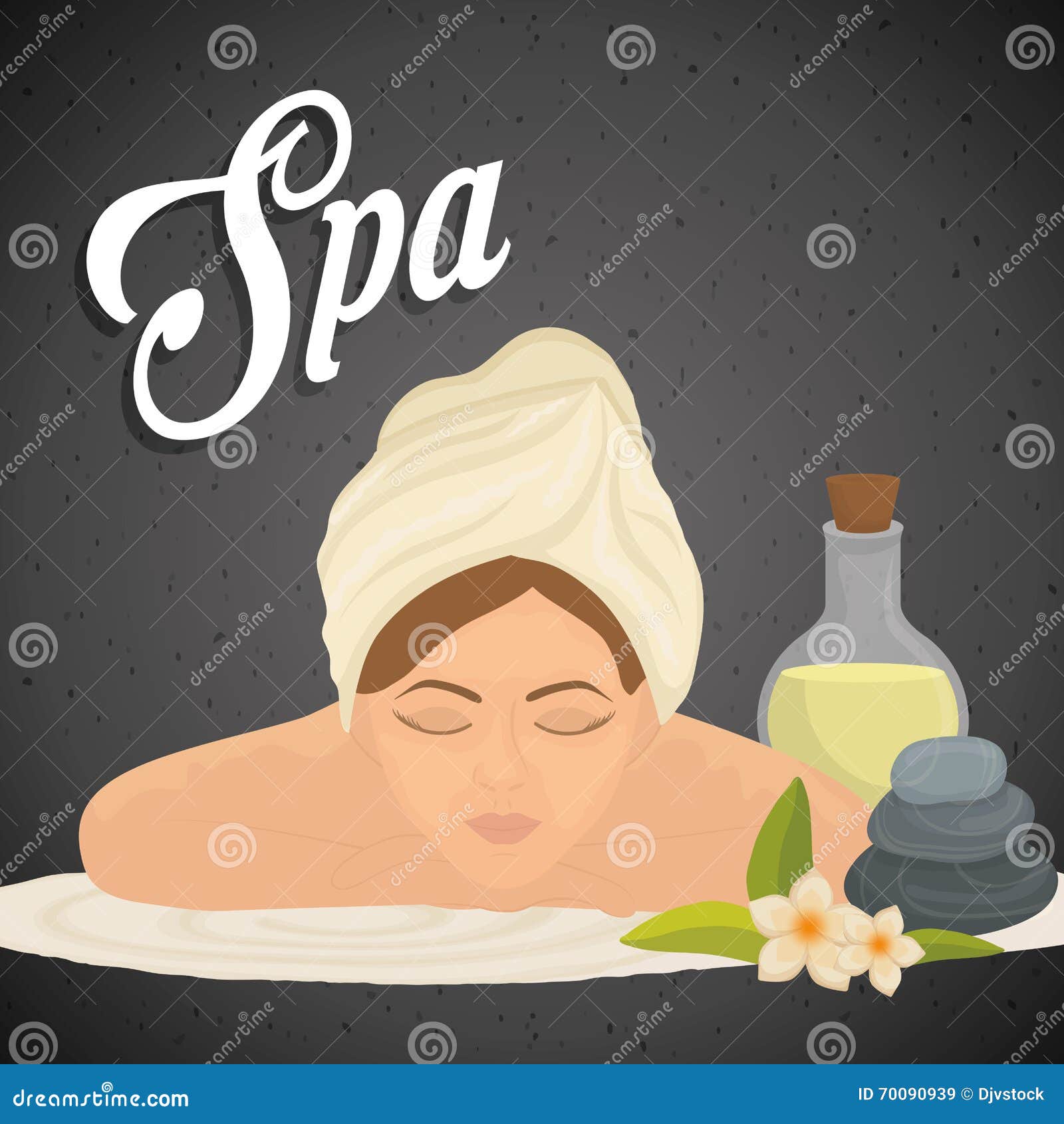 Illustration of Spa Center, Vector Design Stock Vector - Illustration ...