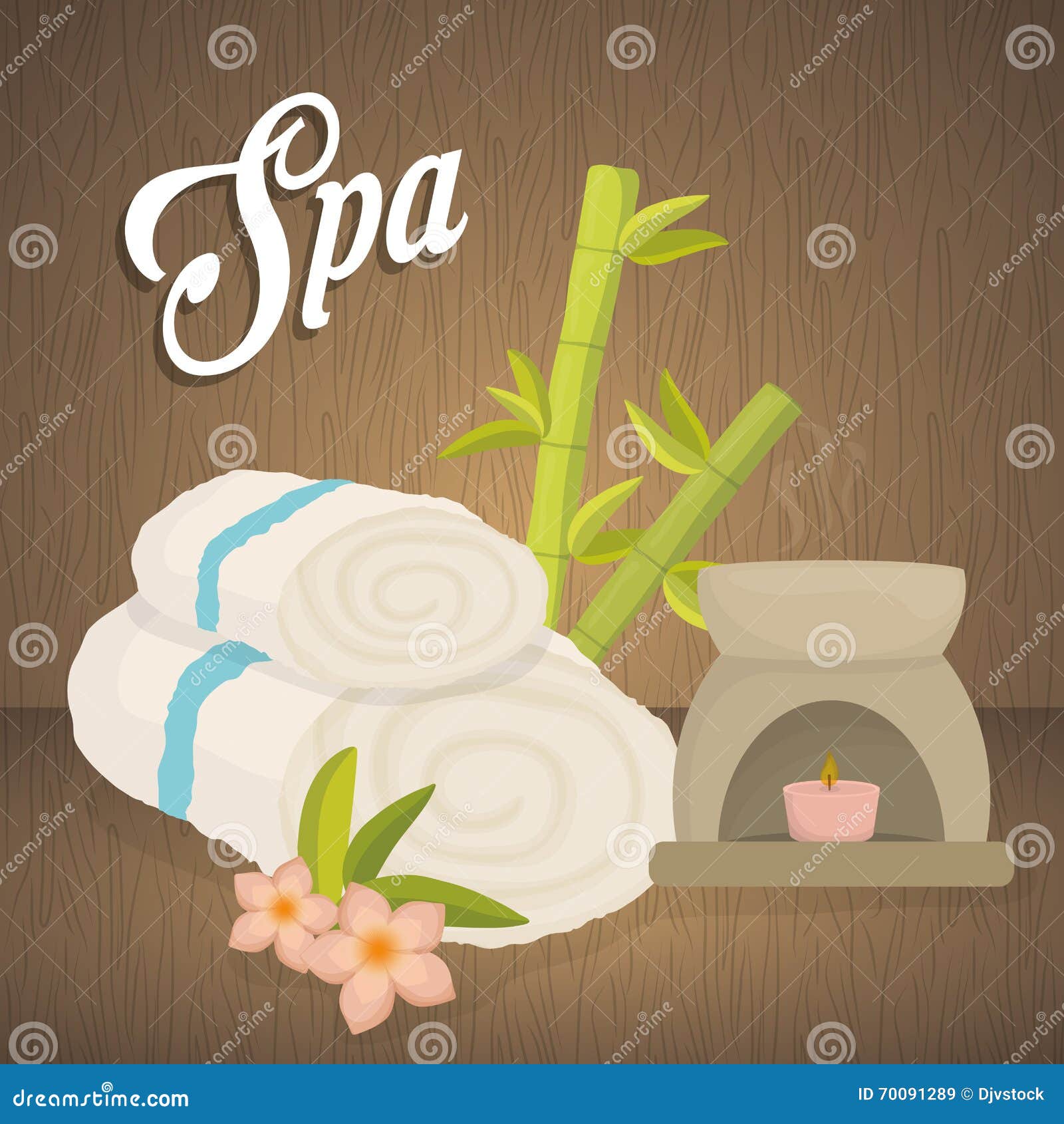 Illustration of Spa Center, Vector Design Stock Vector - Illustration ...