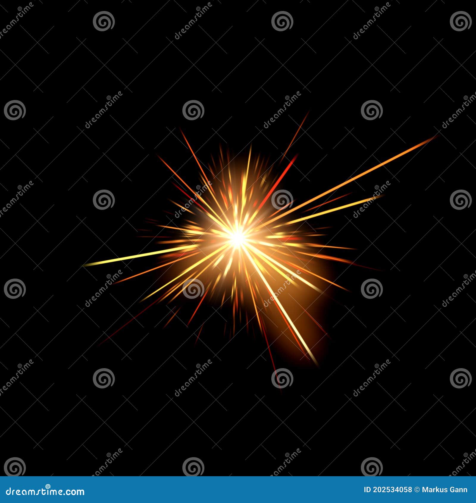 Sparkling bright star stock illustration. Illustration of black - 202534058