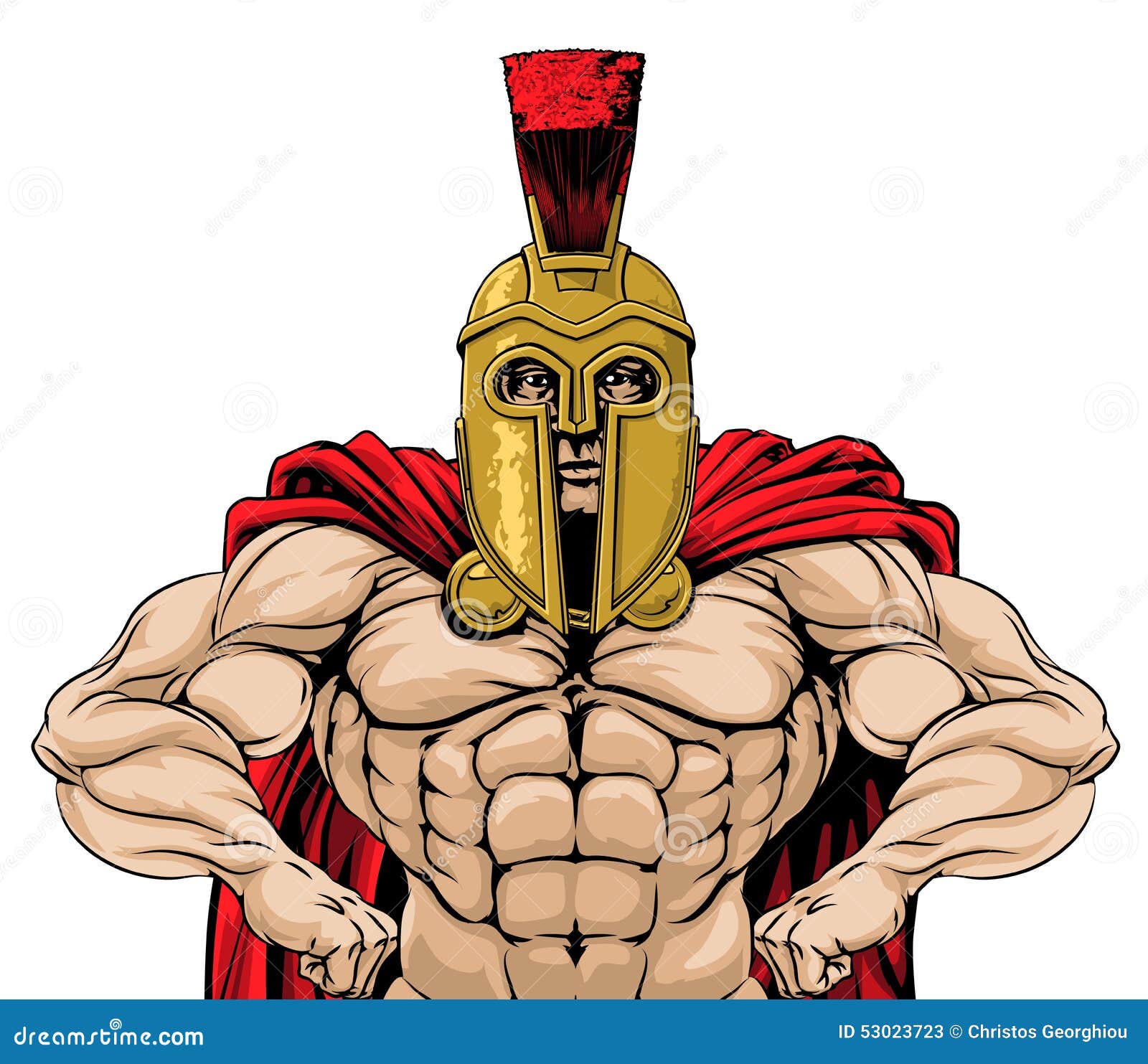 Illustration Spartiate De Soldat Illustration de Vecteur - Illustration ...