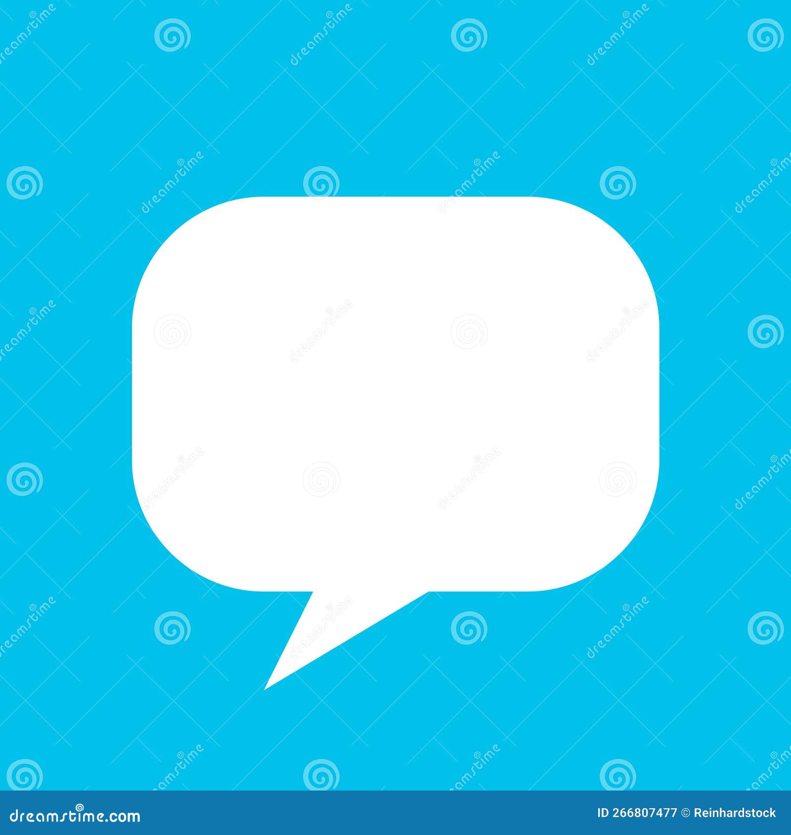 Illustration of Speech Bubble. Vector Talking Cloud. Glossy Speech Bubble High Quality Vector ...