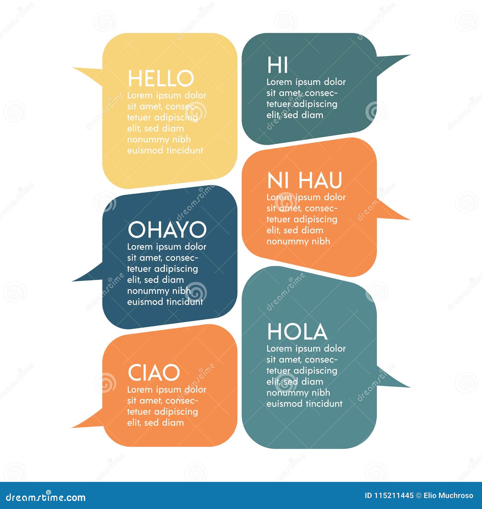 Speech bubbles stock vector. Illustration of bubble - 115211445 Speech bubbles stock vector. Illustration of bubble - 115211445