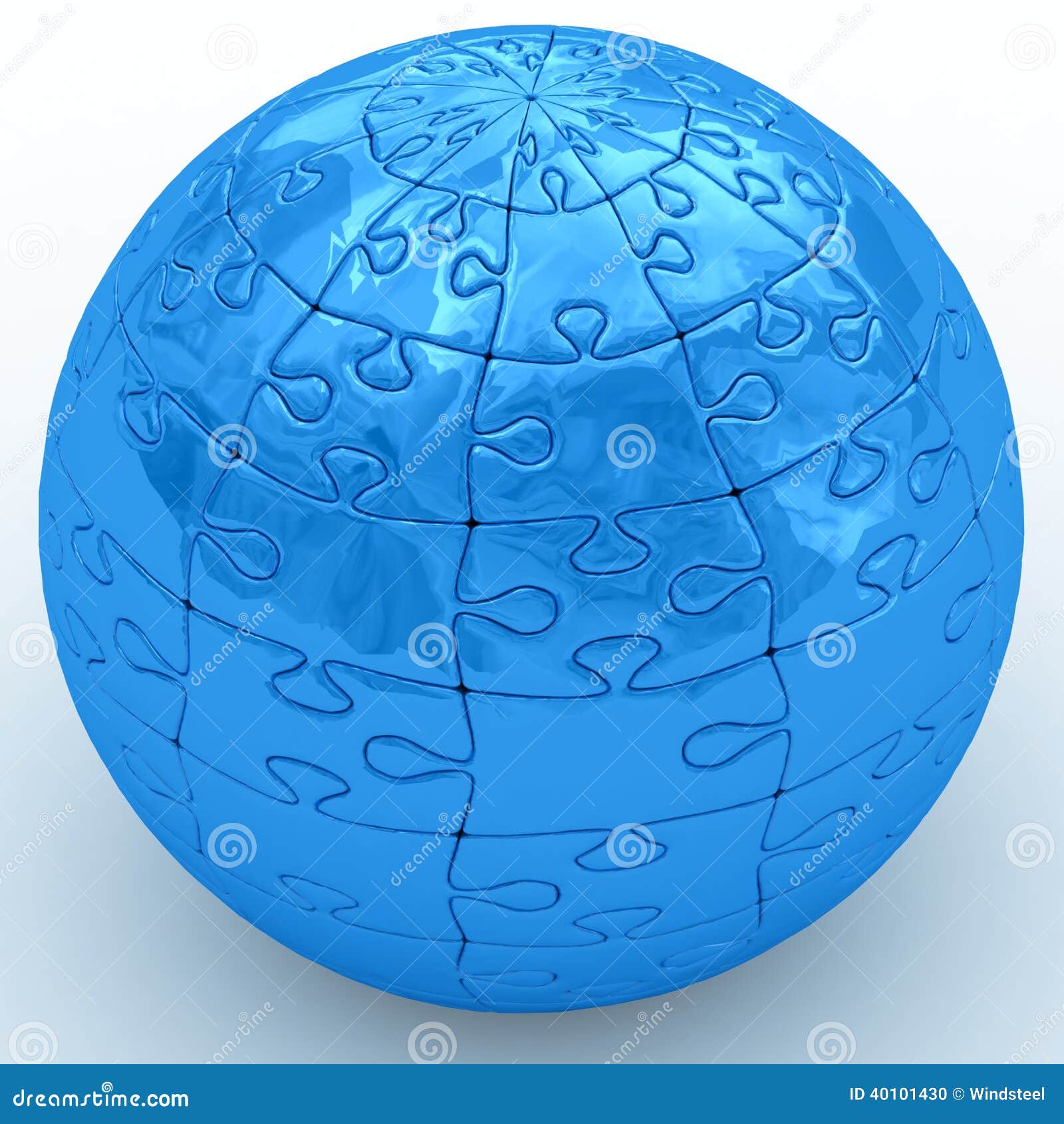 Illustration Spherical Puzzle Stock Illustration - Illustration of ...