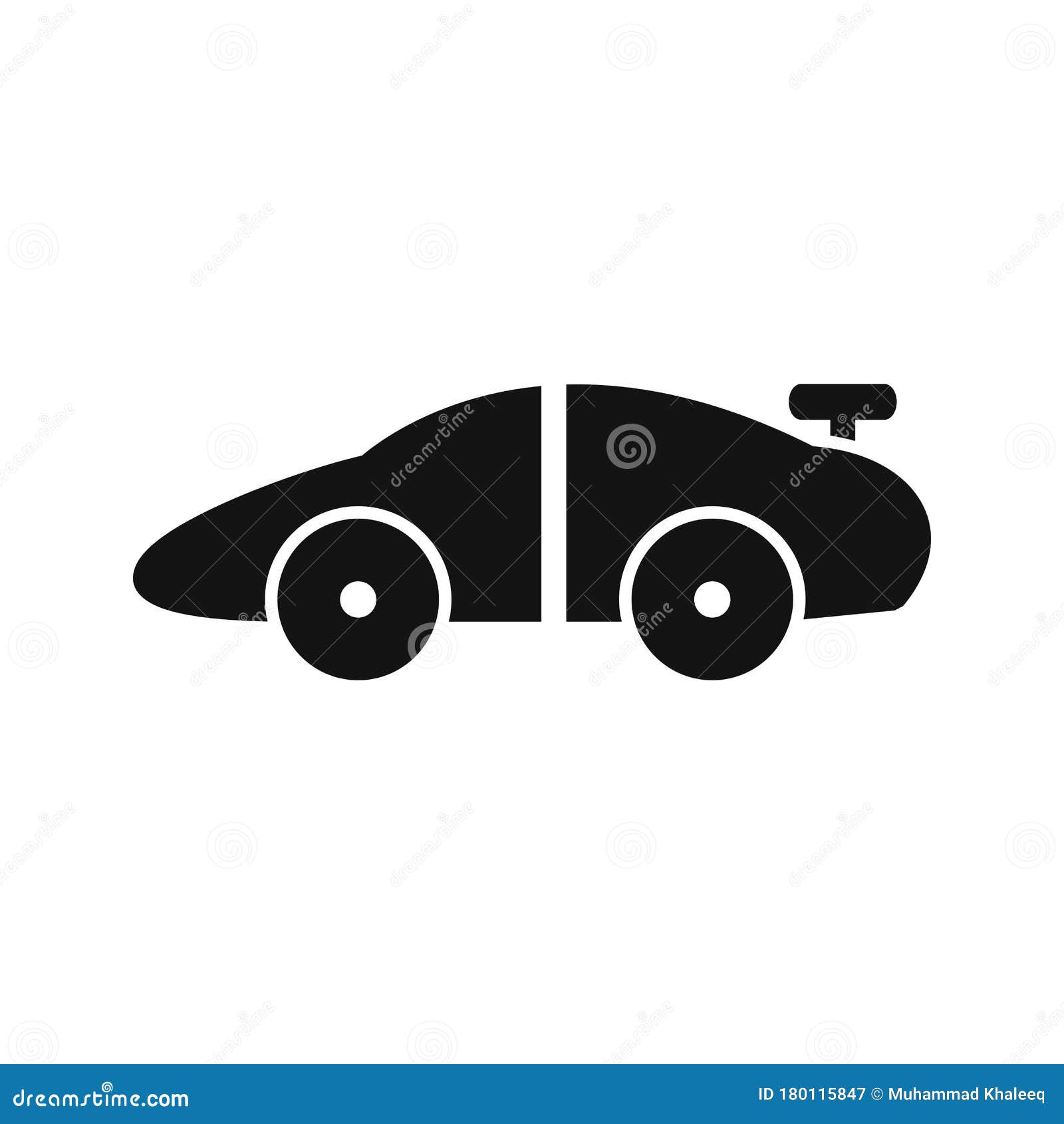 Illustration Sports Car Icon for Personal and Commercial Use. Stock ...