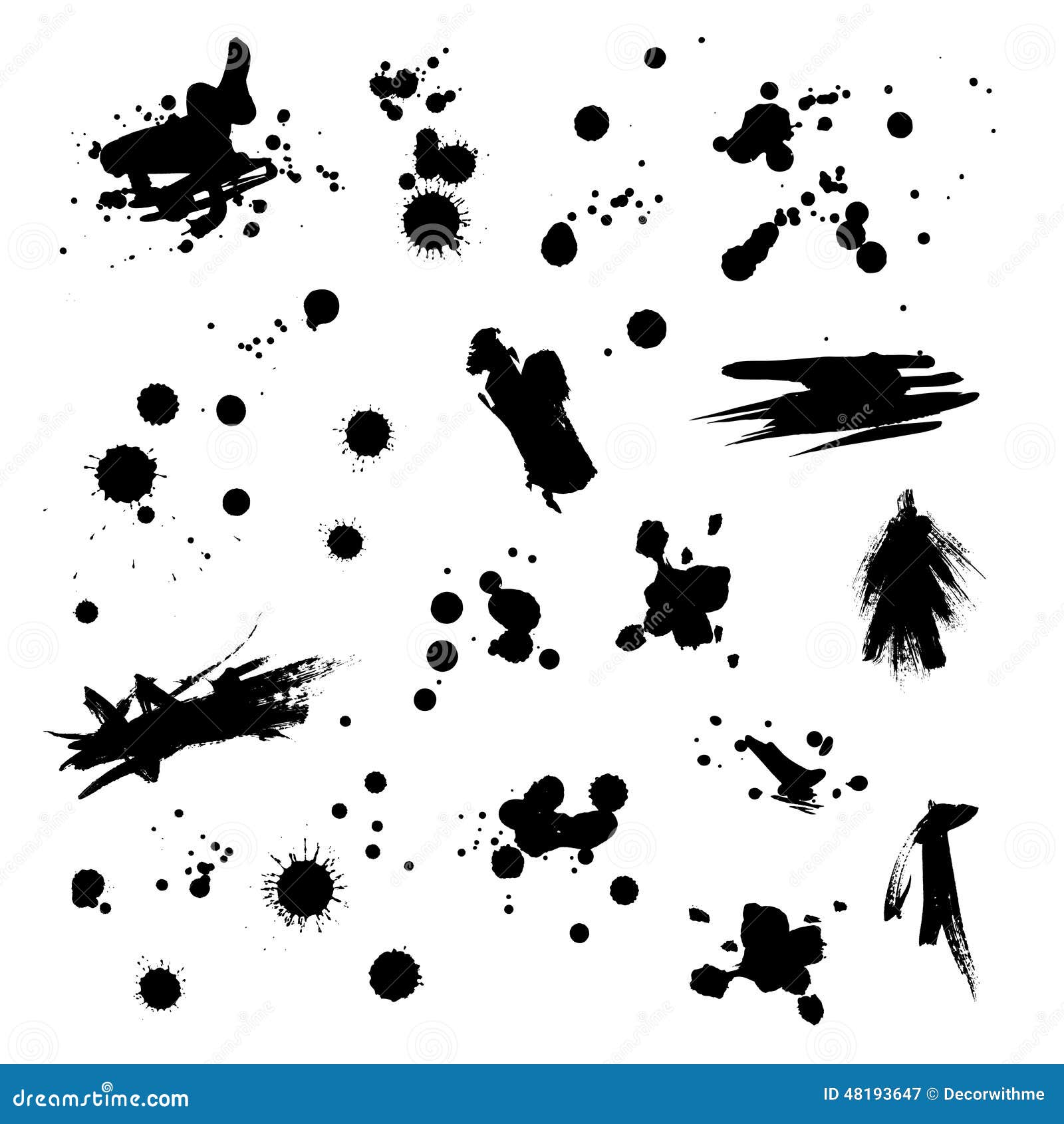 Illustration of Spots Set for Your Design Stock Vector - Illustration ...