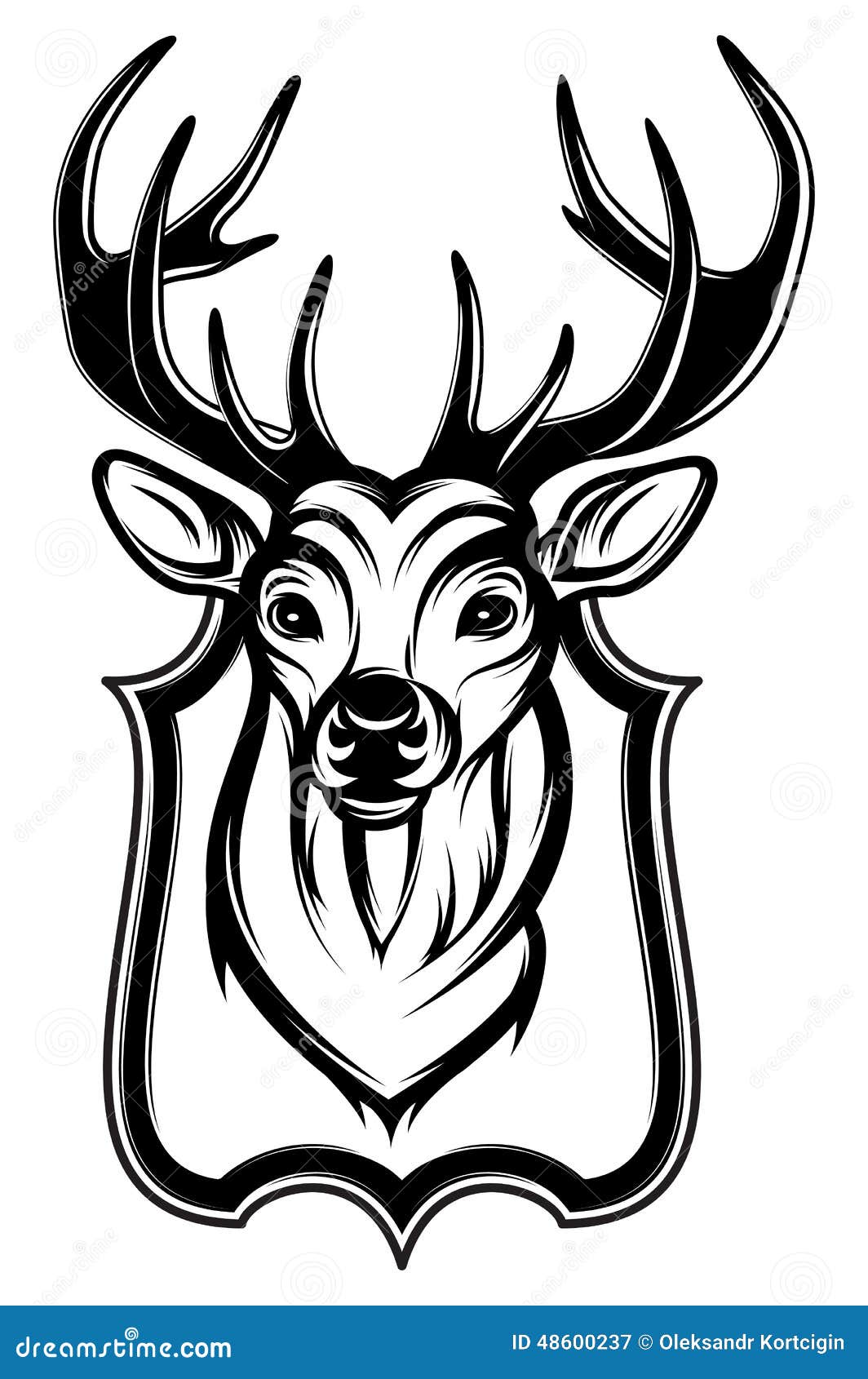 Buck Head Vector | CartoonDealer.com #62563992