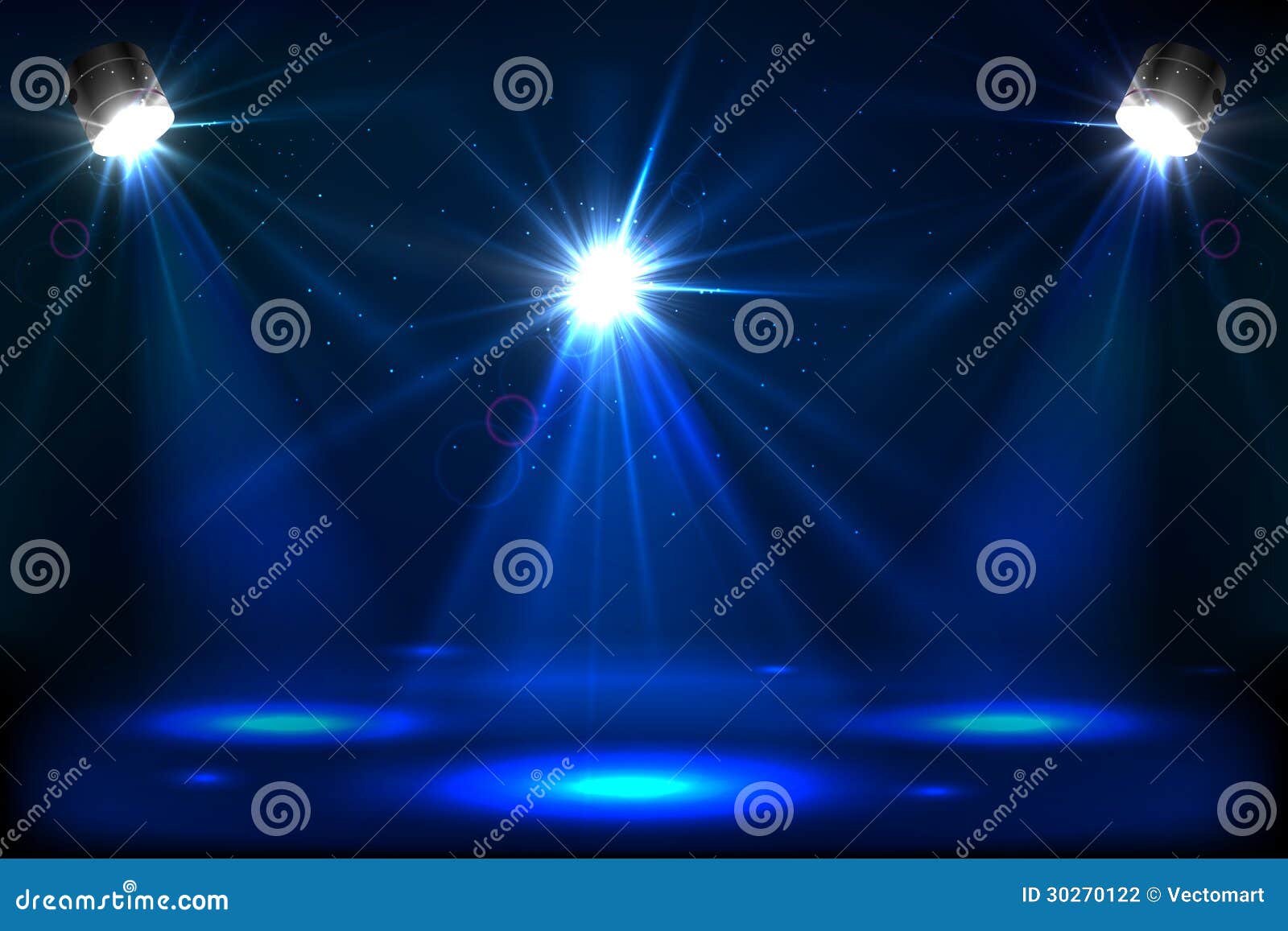 Stage Light stock vector. Illustration of design, festival - 30270122