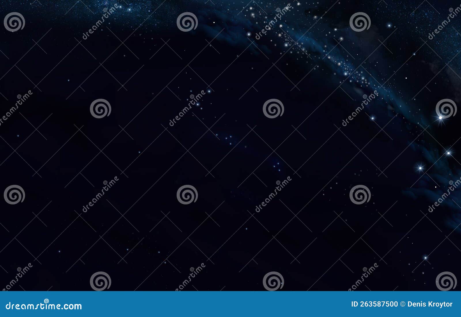 Starry Dark Blue Night Sky Stock Photo | CartoonDealer.com #42535998