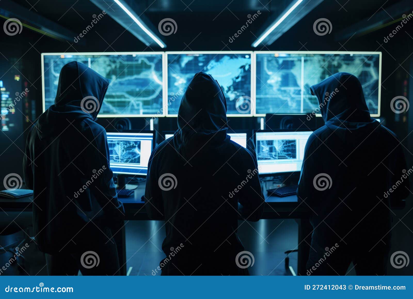 A Hacker And A Cybersecurity Professional Engaged In A Tug-of-war Over ...