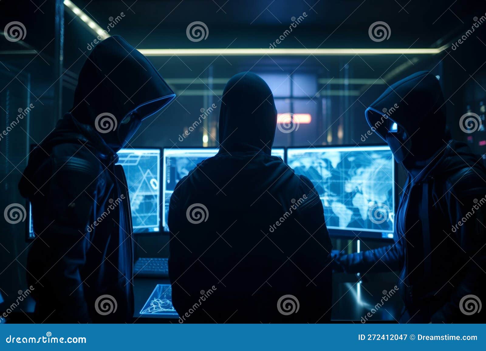 A Hacker And A Cybersecurity Professional Engaged In A Tug-of-war Over ...
