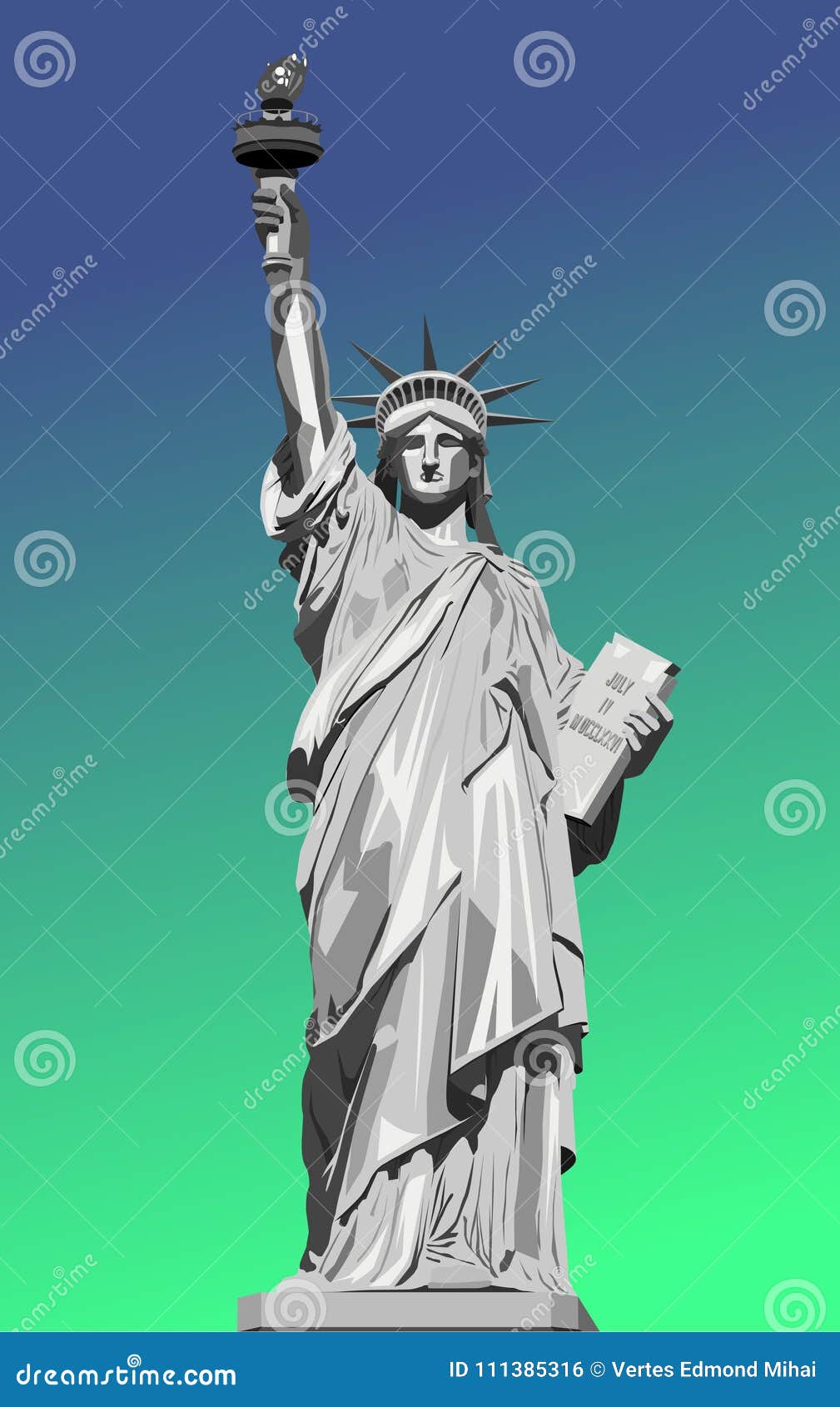 Illustration of Statue of Liberty Stock Vector - Illustration of ... Illustration of Statue of Liberty Stock Vector - Illustration of ...