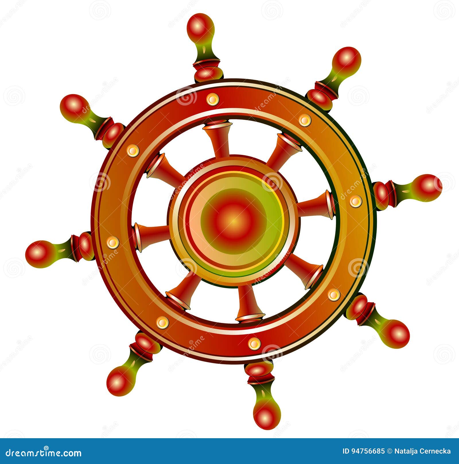 Illustration of Steering Wheel. Stock Vector - Illustration of pattern ...