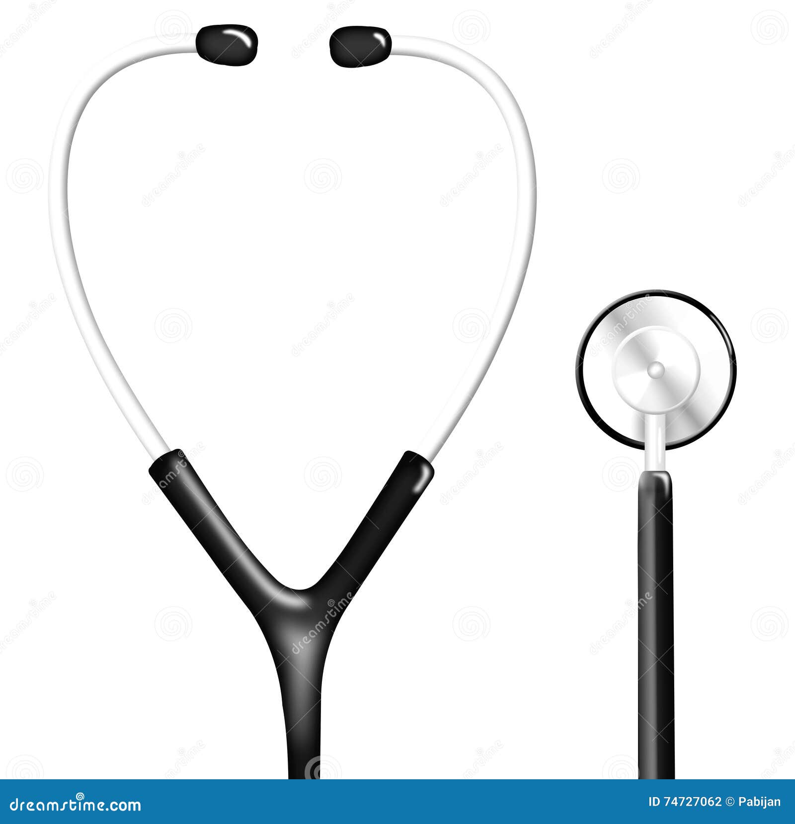Illustration of Stethoscope Stock Illustration - Illustration of blue ...