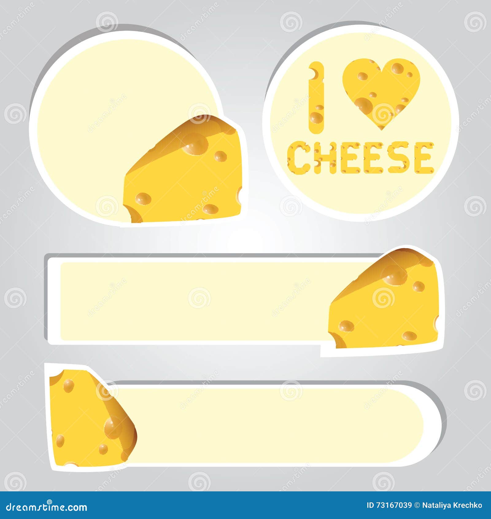 Illustration Stickers of Cheese Stock Vector - Illustration of ...