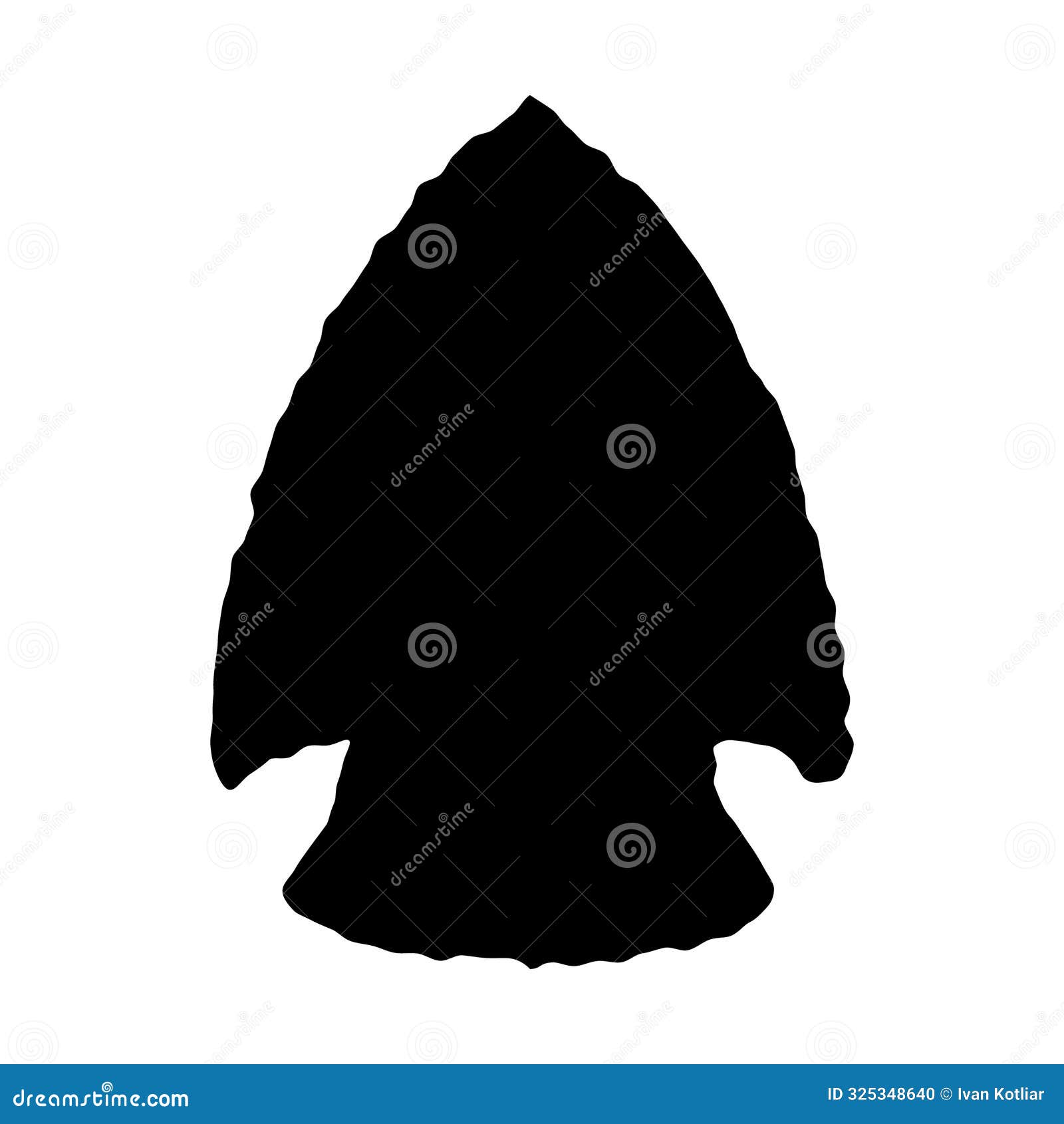 Stone Arrowhead Cartoon Vector Illustration | CartoonDealer.com #335112101