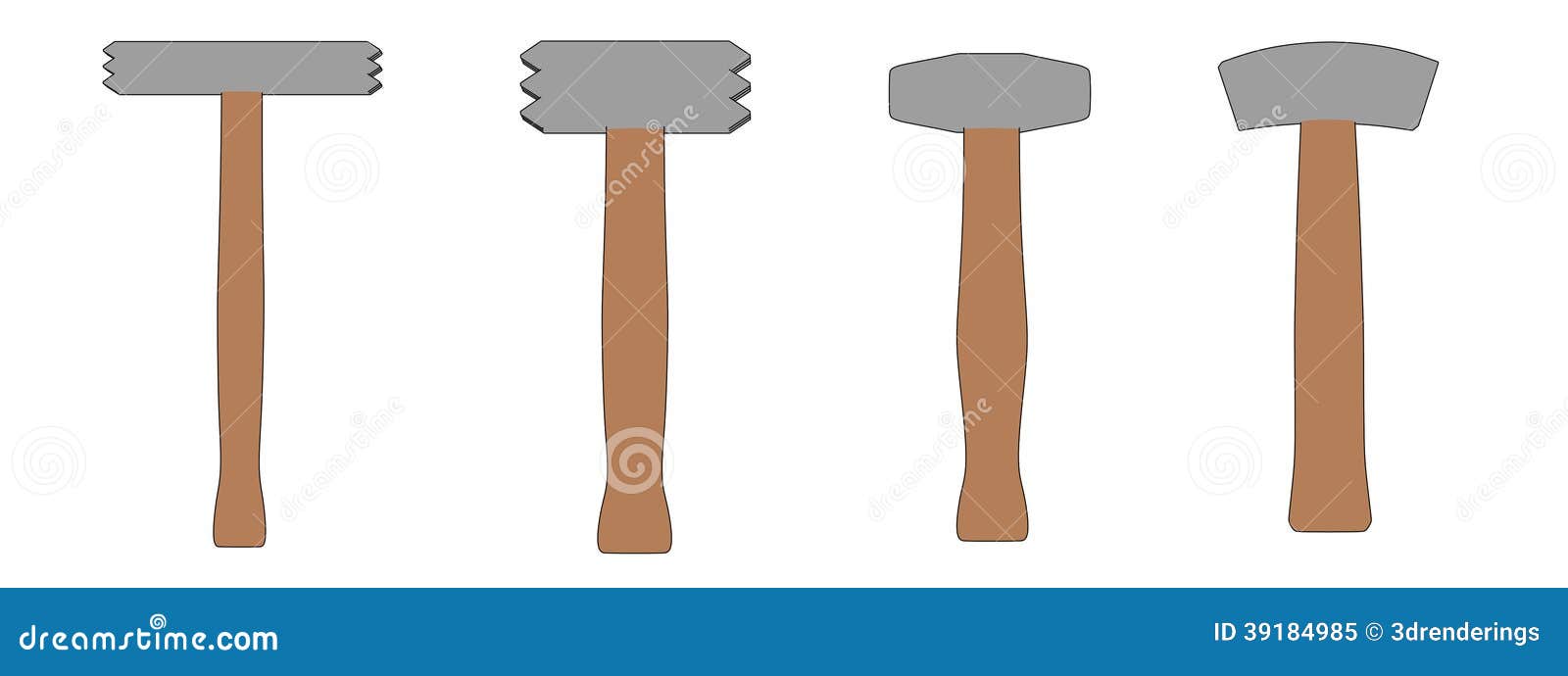 Illustration of Stone Hammers Stock Illustration - Illustration of ...