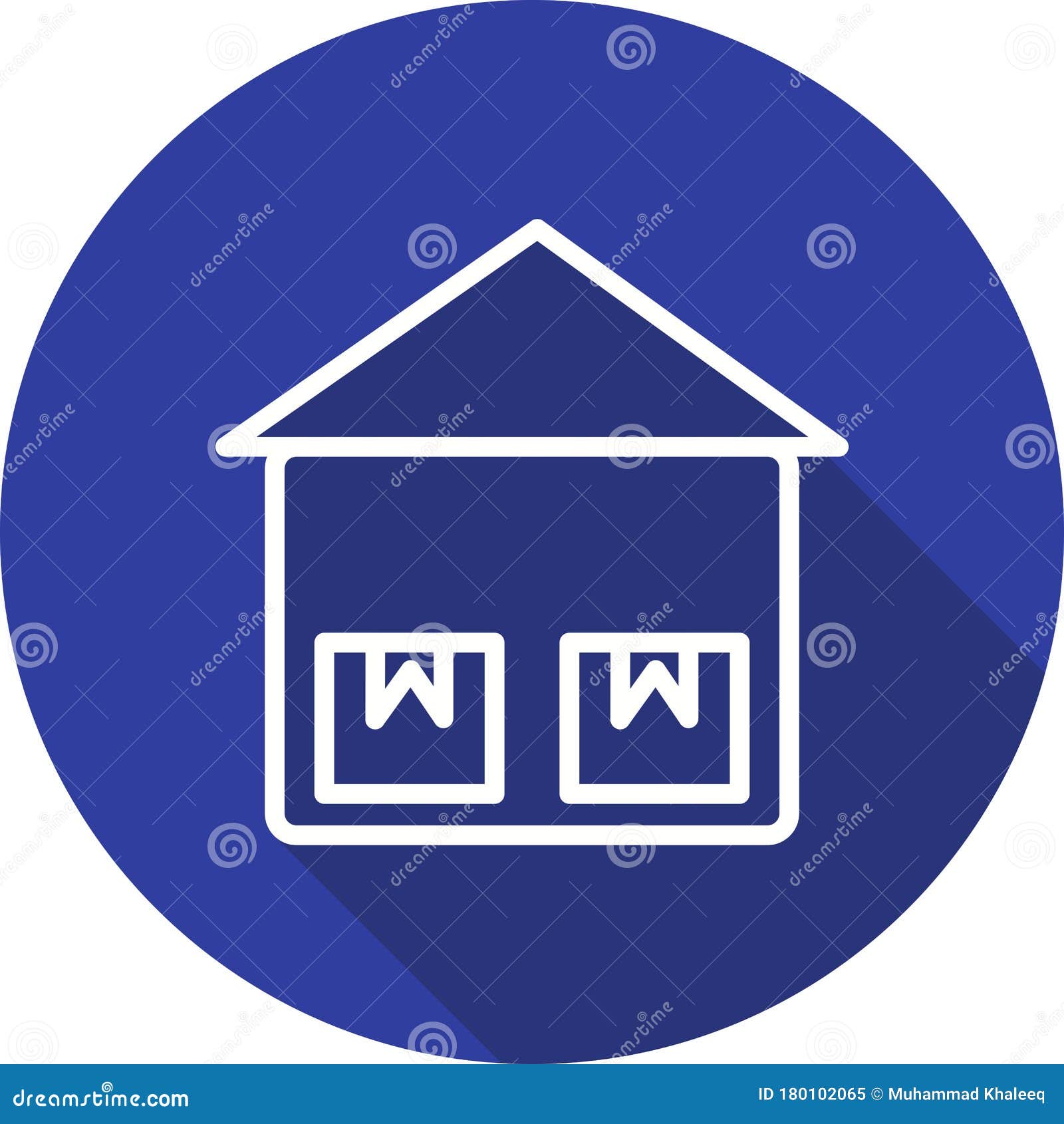 Illustration Storage Unit Icon for Personal and Commercial Use. Stock ...