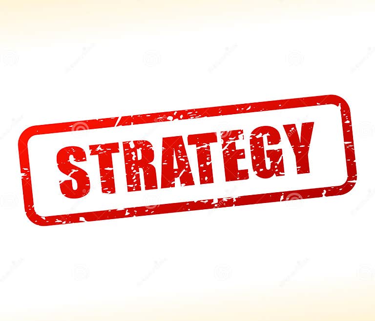 Strategy text stamp stock vector. Illustration of grungy - 107551116