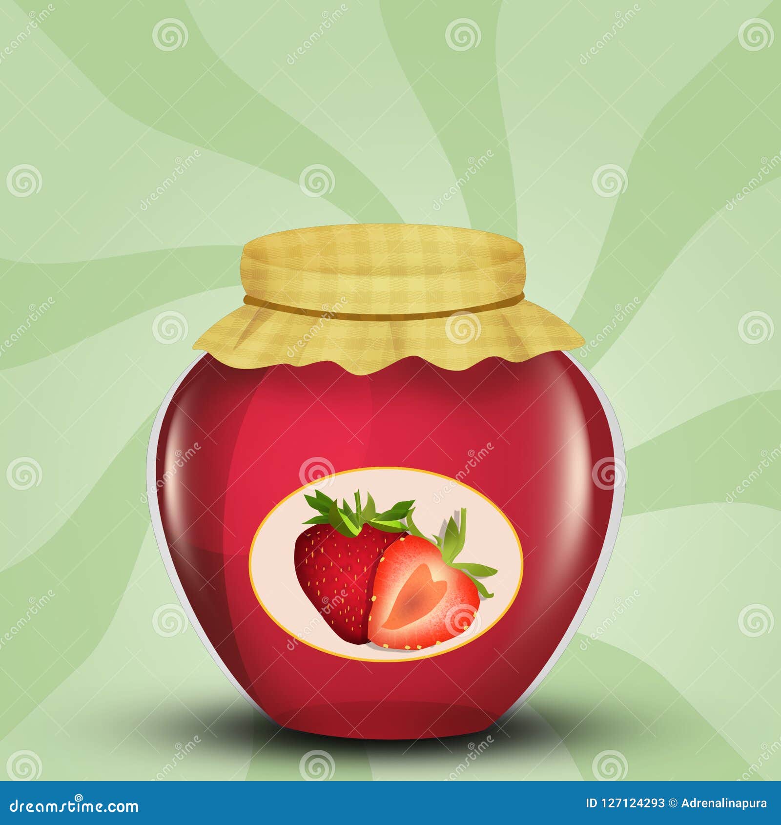 Illustration of Strawberry Jam Stock Illustration - Illustration of ...