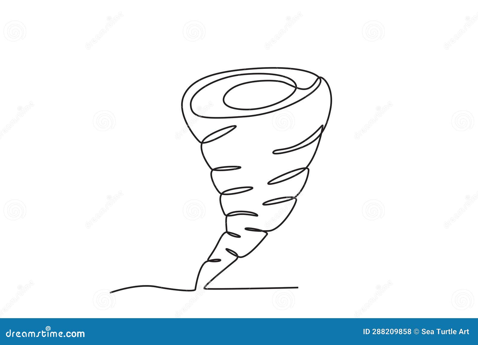 An Illustration of a Strong Storm Stock Illustration - Illustration of ...