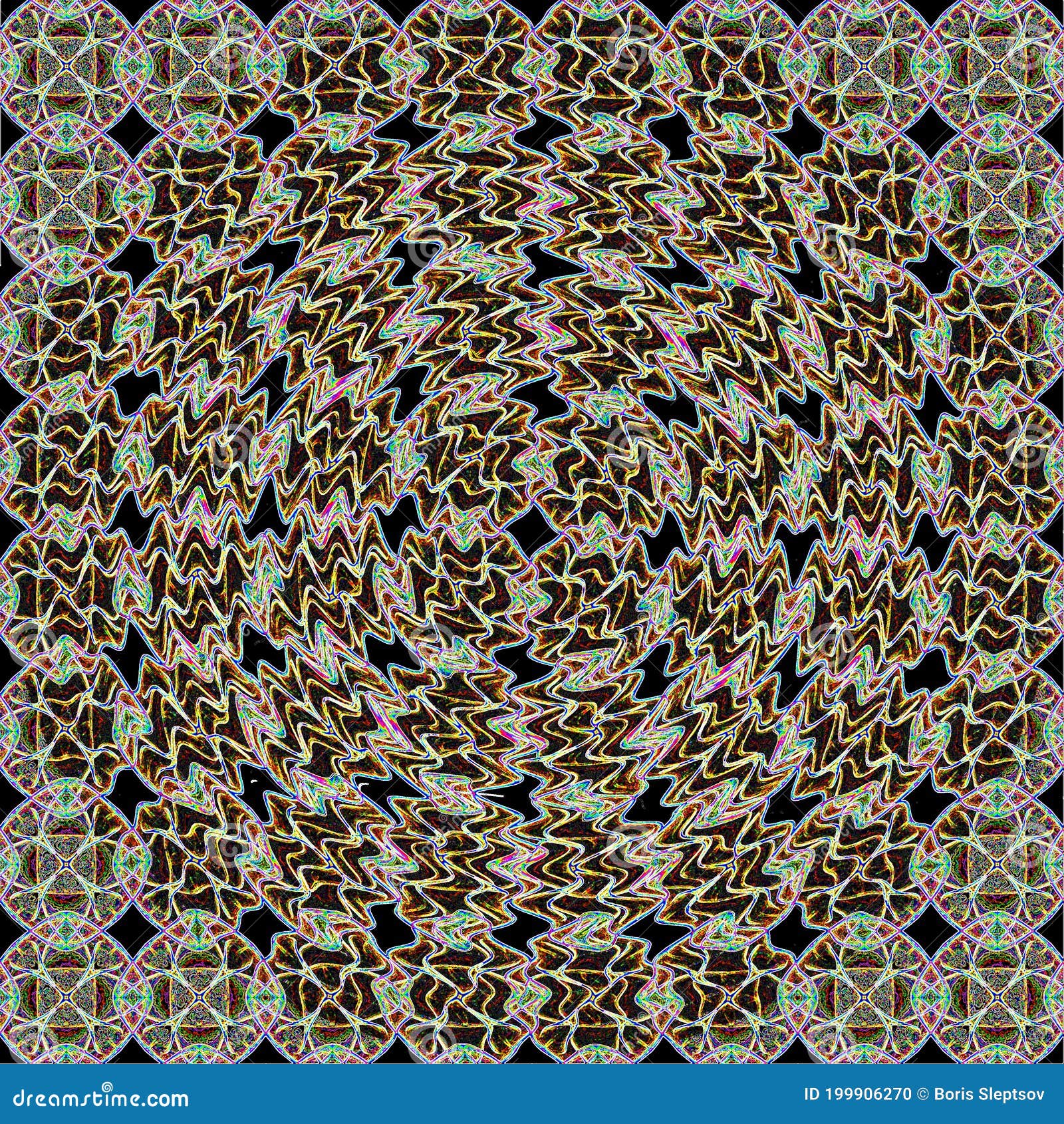 Abstract Geometric-structural Pattern Stock Illustration - Illustration ...