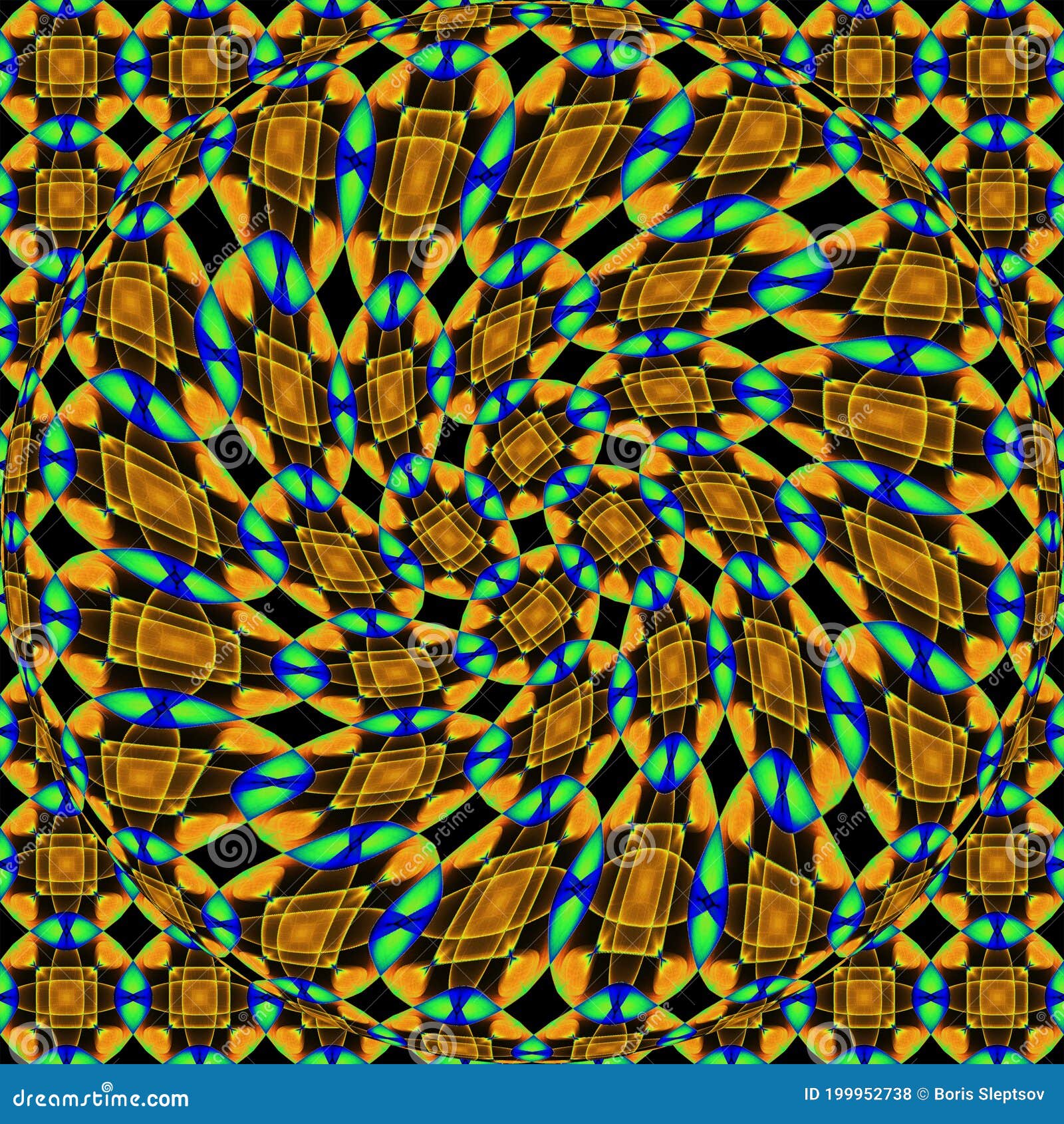 Abstract Geometric-structural Pattern Stock Illustration - Illustration ...