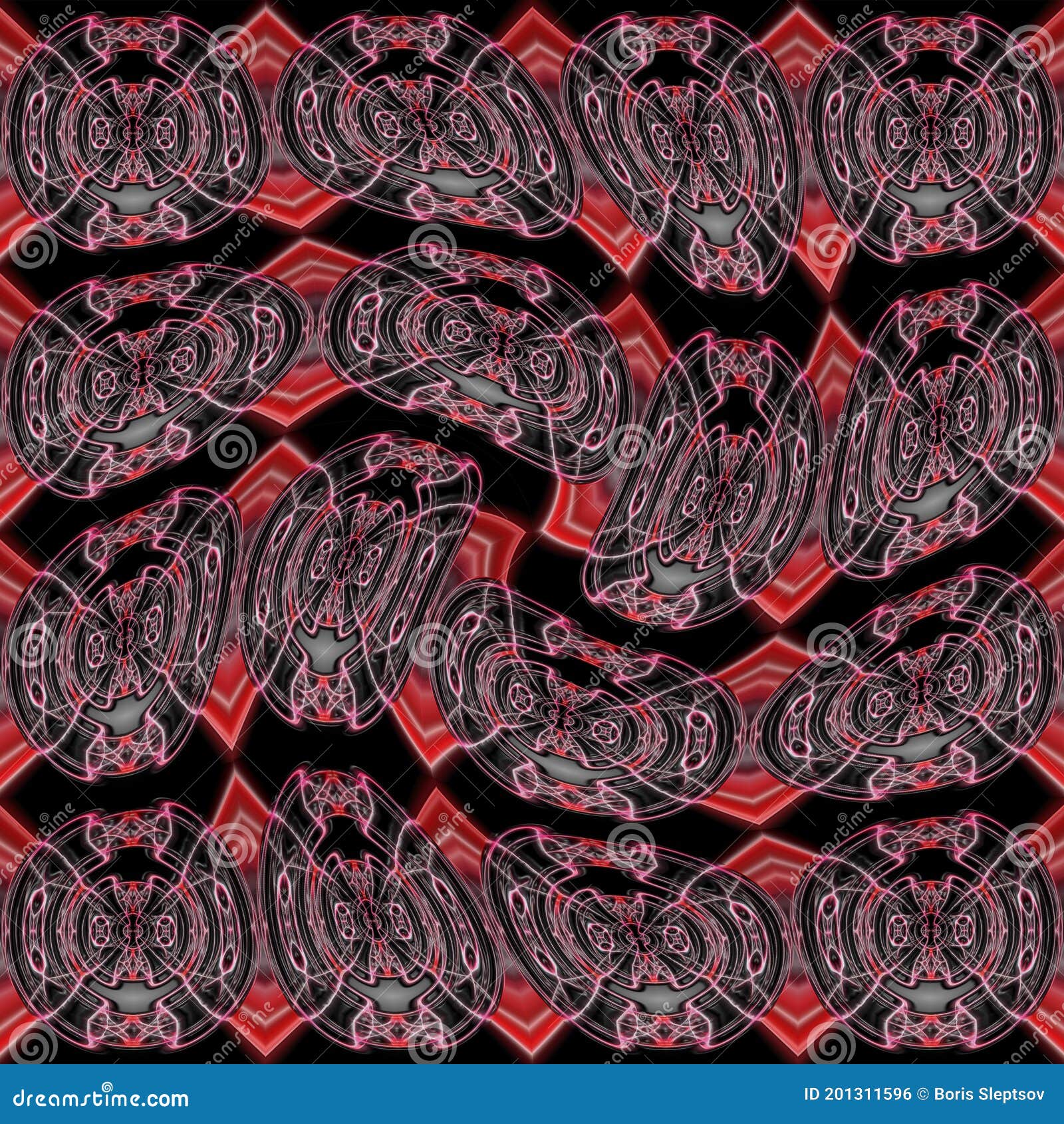 Abstract Geometric-structural Pattern Stock Illustration - Illustration ...