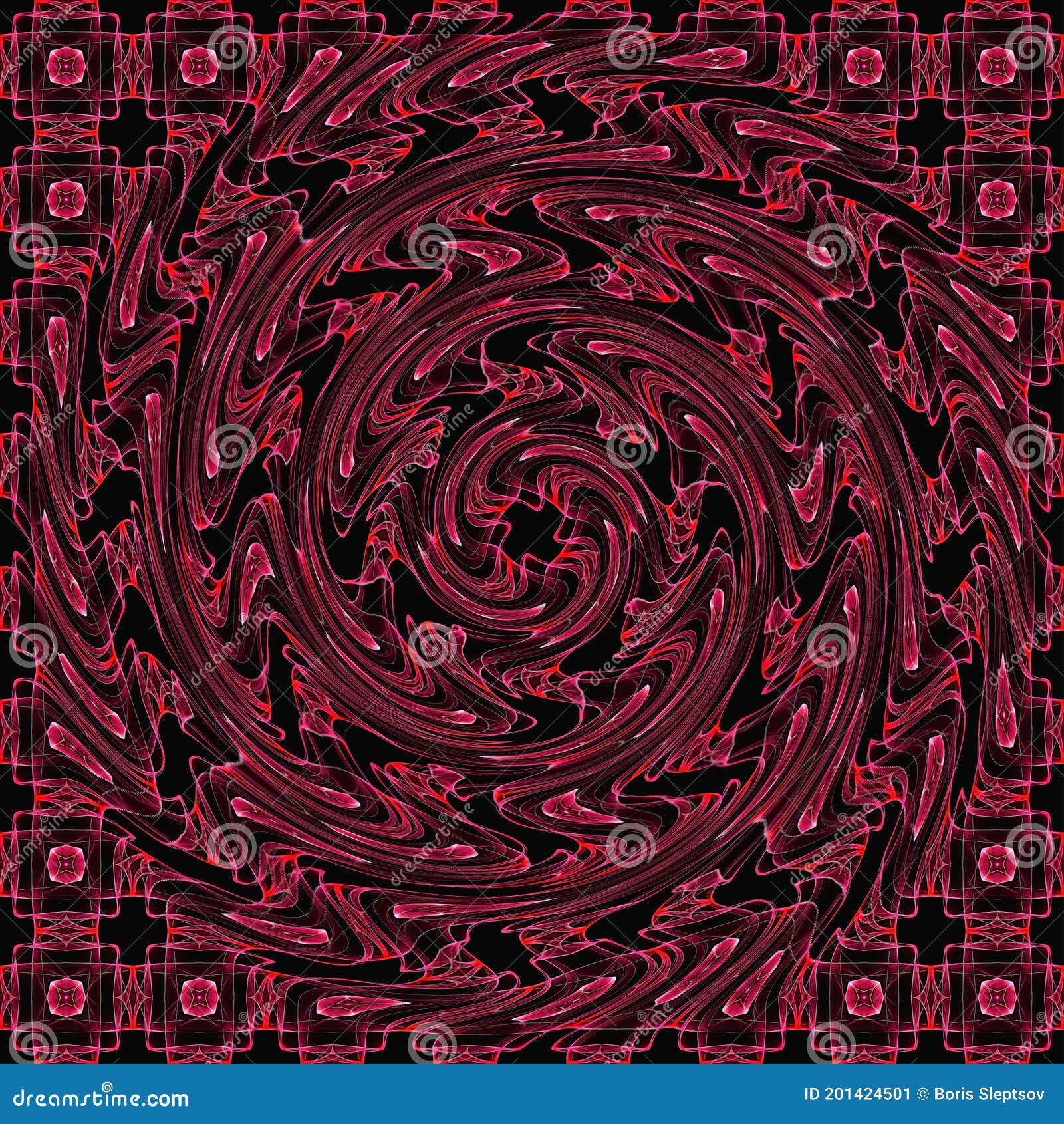 Abstract Geometric-structural Pattern Stock Illustration - Illustration ...