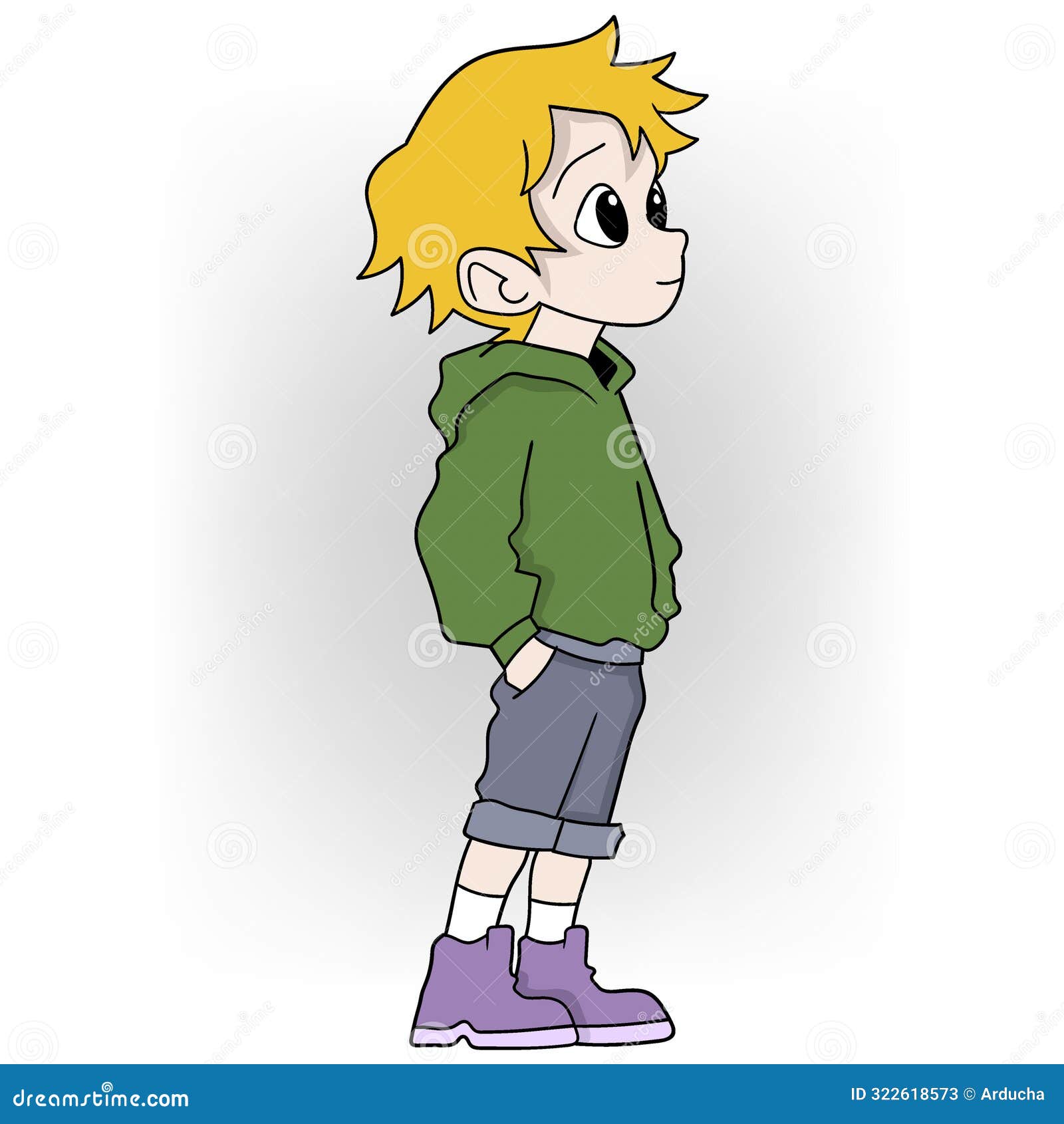 Illustration of a Student Full of Questions in His Mind Stock ...