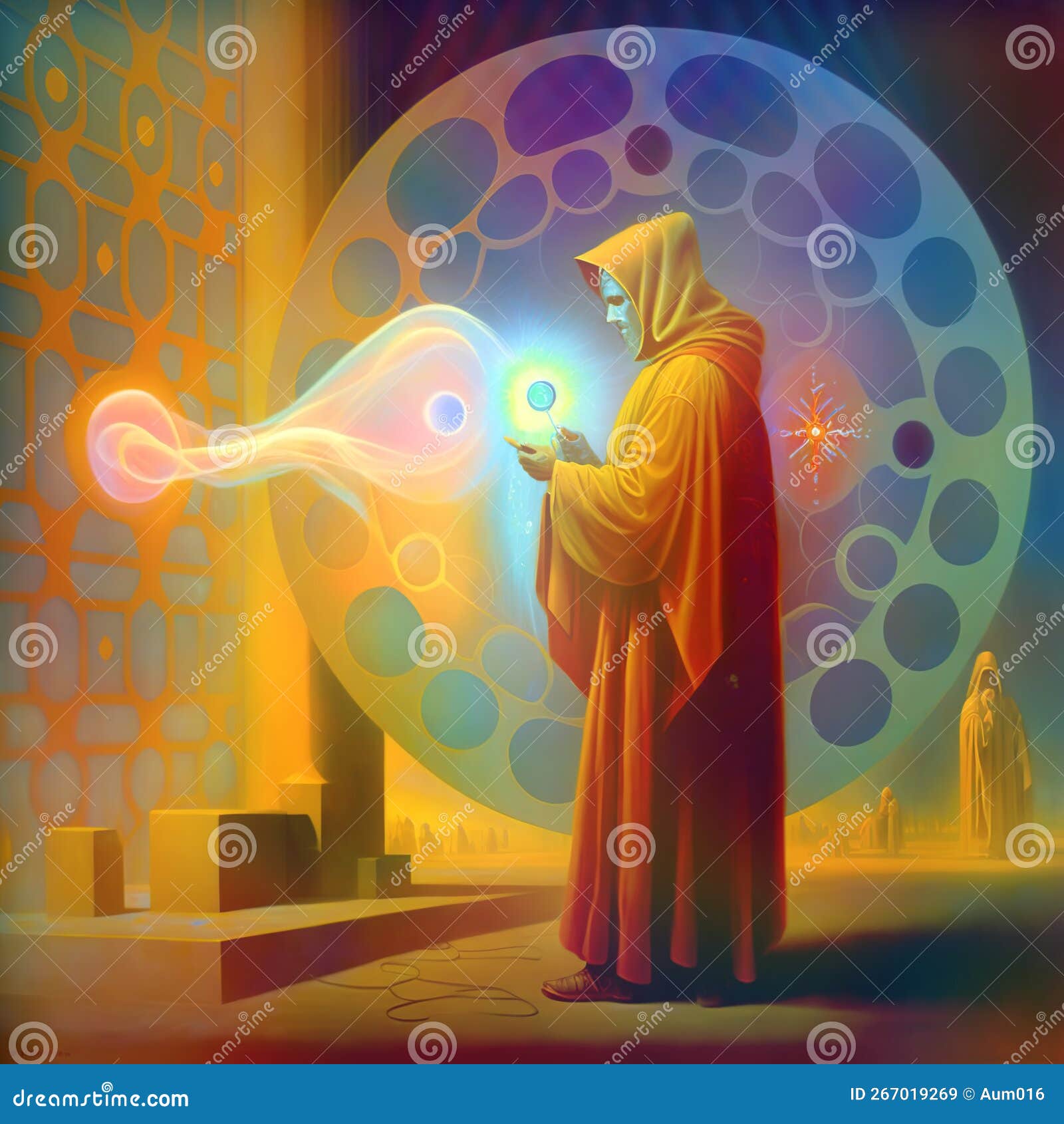 The quantum effect stock illustration. Illustration of astral - 267019269
