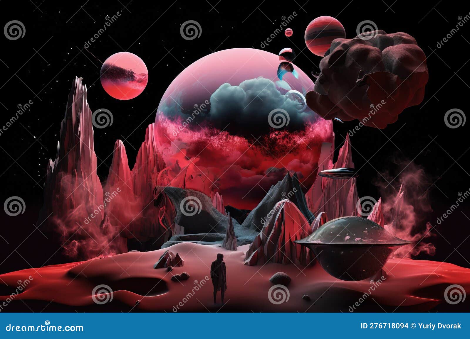 The Concept Of Digitalization, Information Flow Moving Through Servers ...