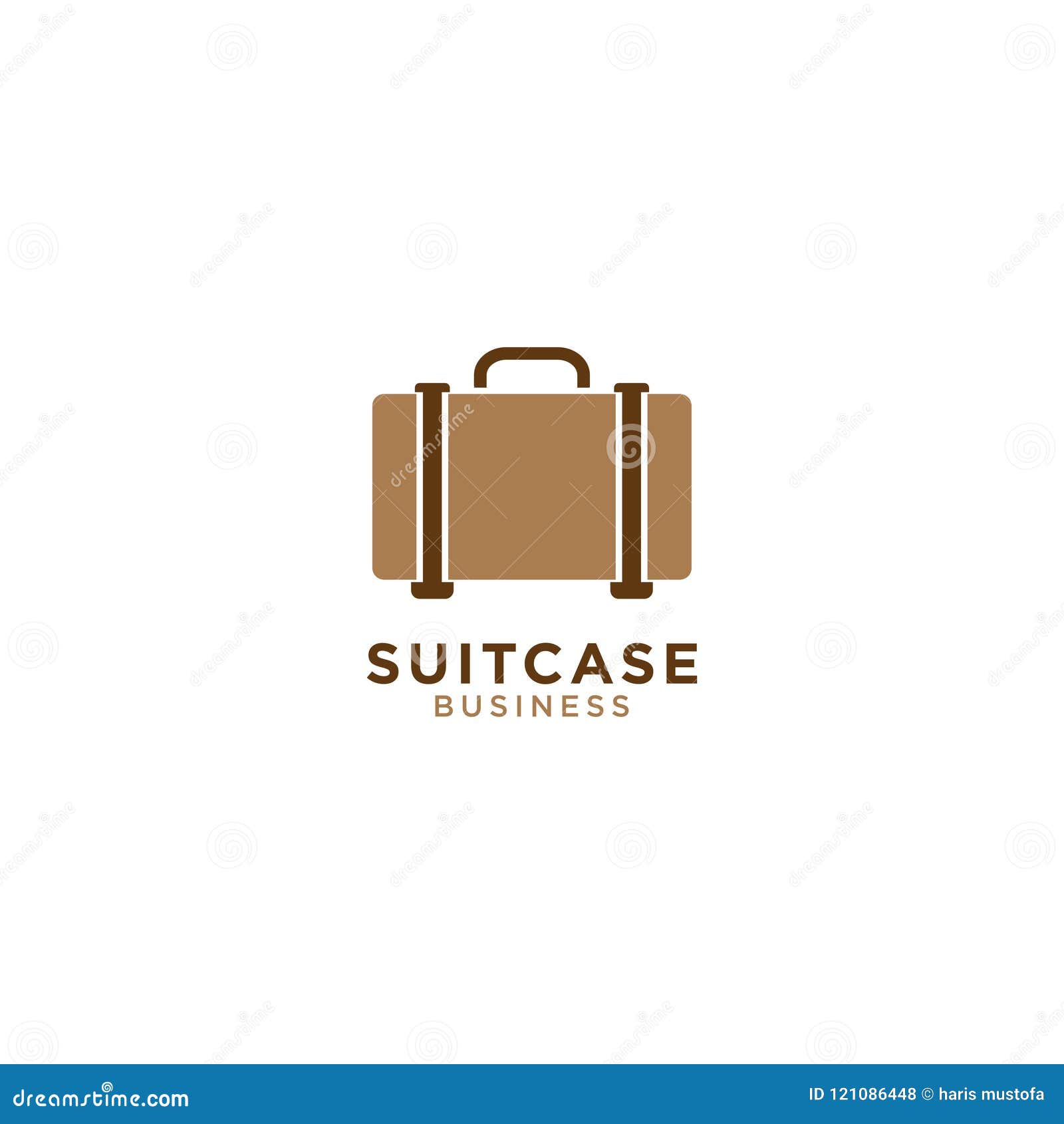 Suitcase Graphic Design Template Stock Vector - Illustration of ...