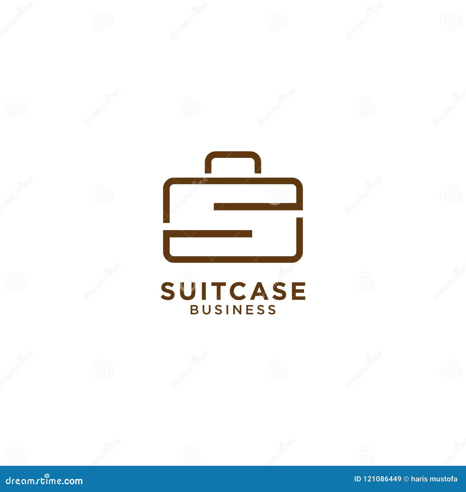 Suitcase Graphic Design Template Stock Vector - Illustration of case ...