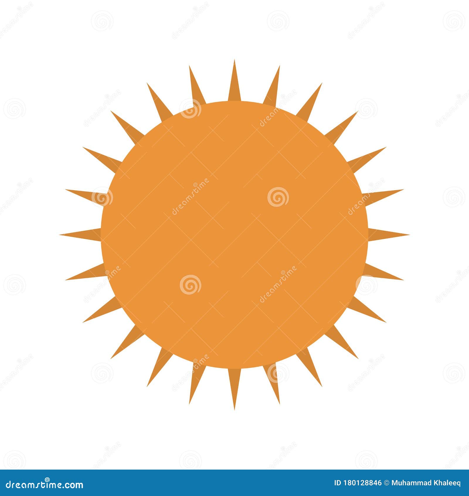 Illustration Sun Icon for Personal and Commercial Use. Stock ...