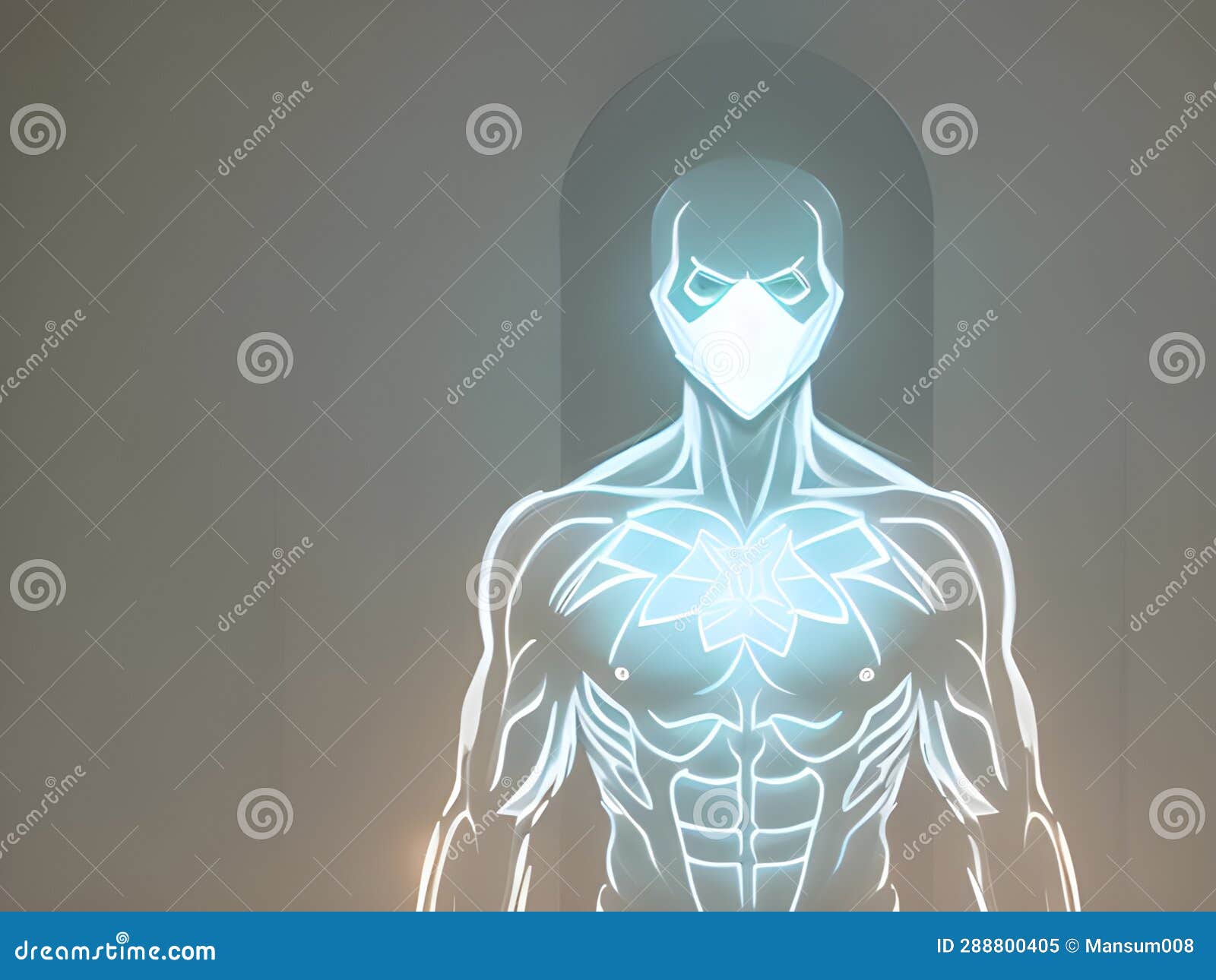 Illustration of a Superhero with a Magic Power, AI Generated Stock ...