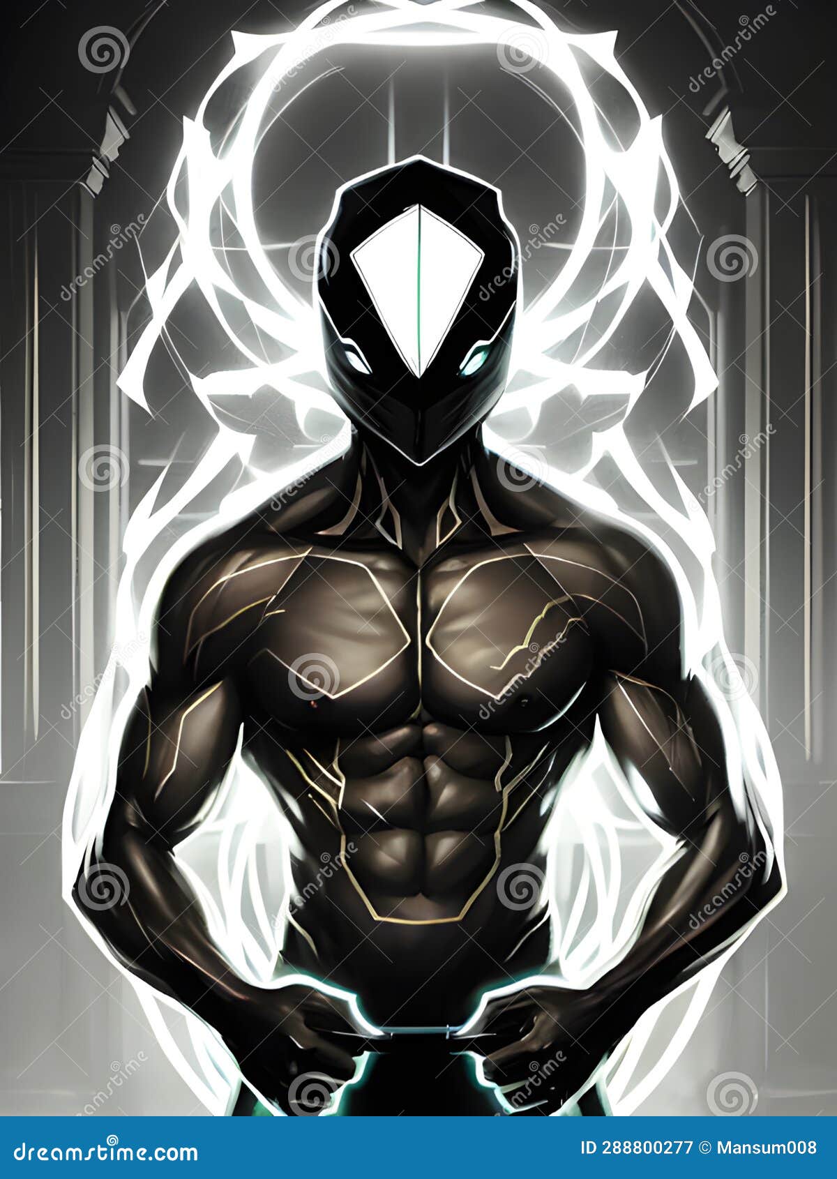 Illustration of a Superhero with a Magic Power, Ai Generated Stock ...