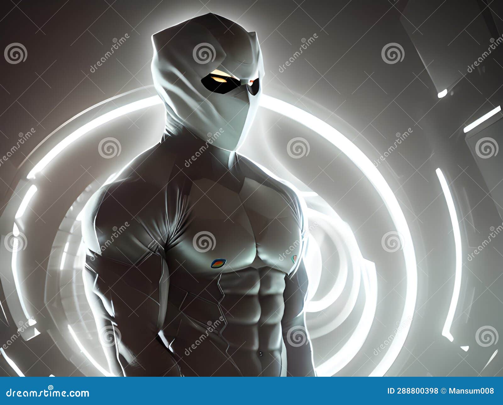 Illustration of a Superhero with a Magic Power, AI Generated Stock ...