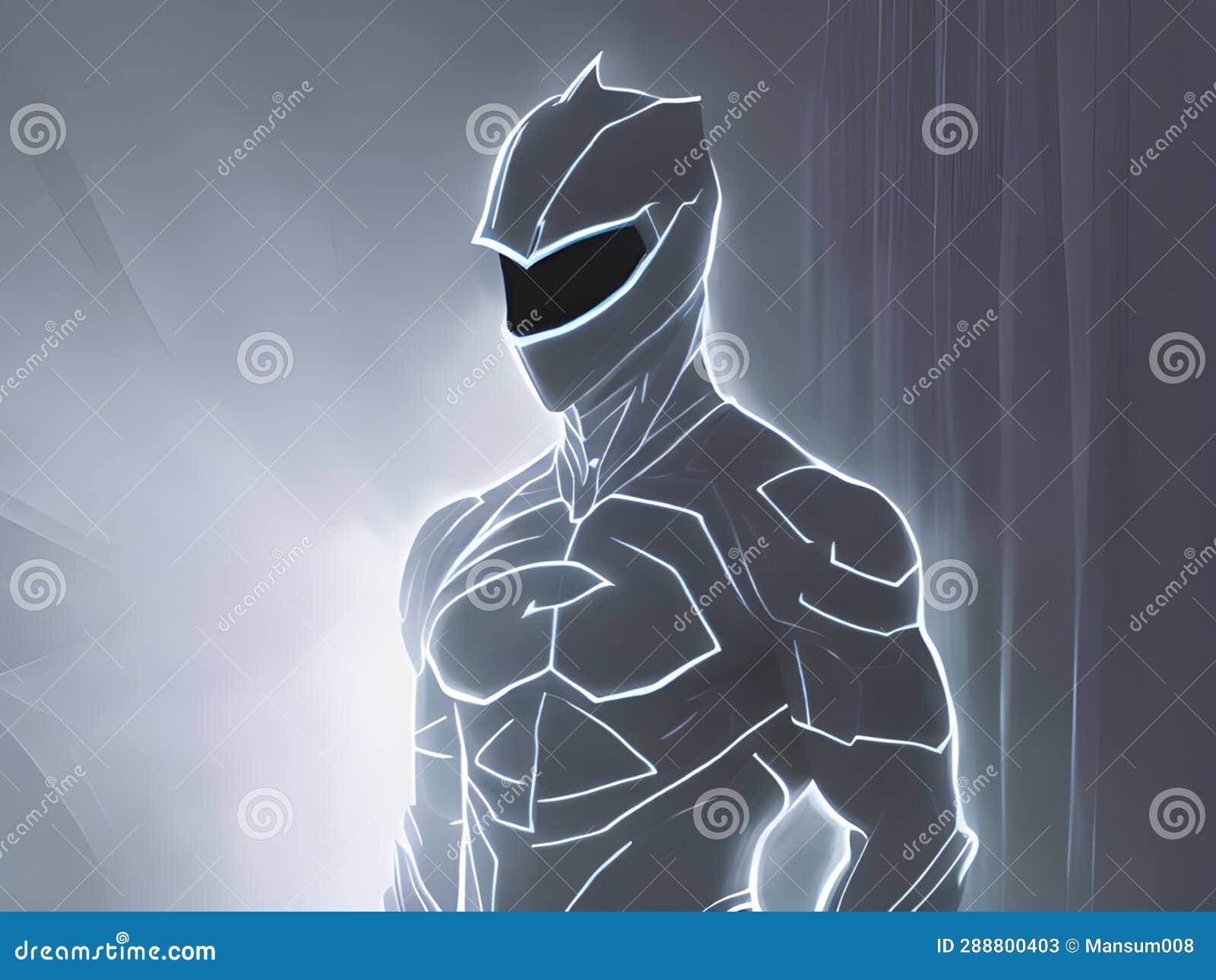 Illustration of a Superhero with a Magic Power, AI Generated Stock ...