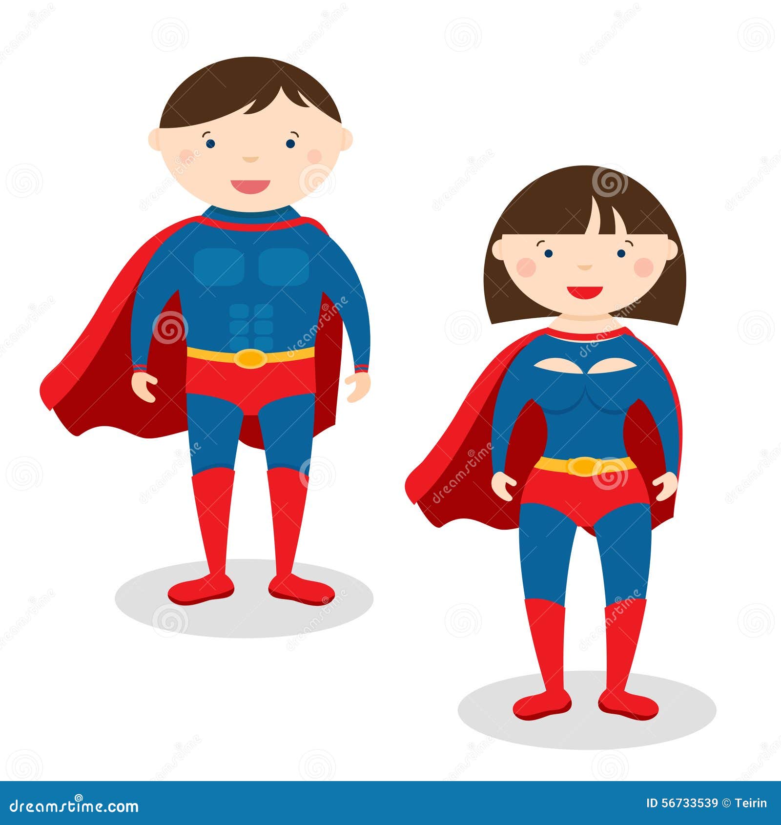 Illustration Superman Reporter In Flat Design Isolated On White ...
