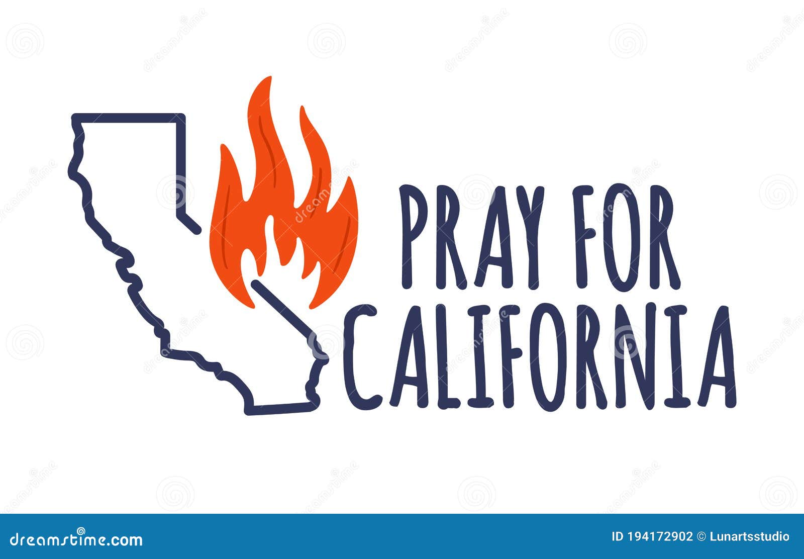 Illustration in Support of the Southern California after a Wildfires ...