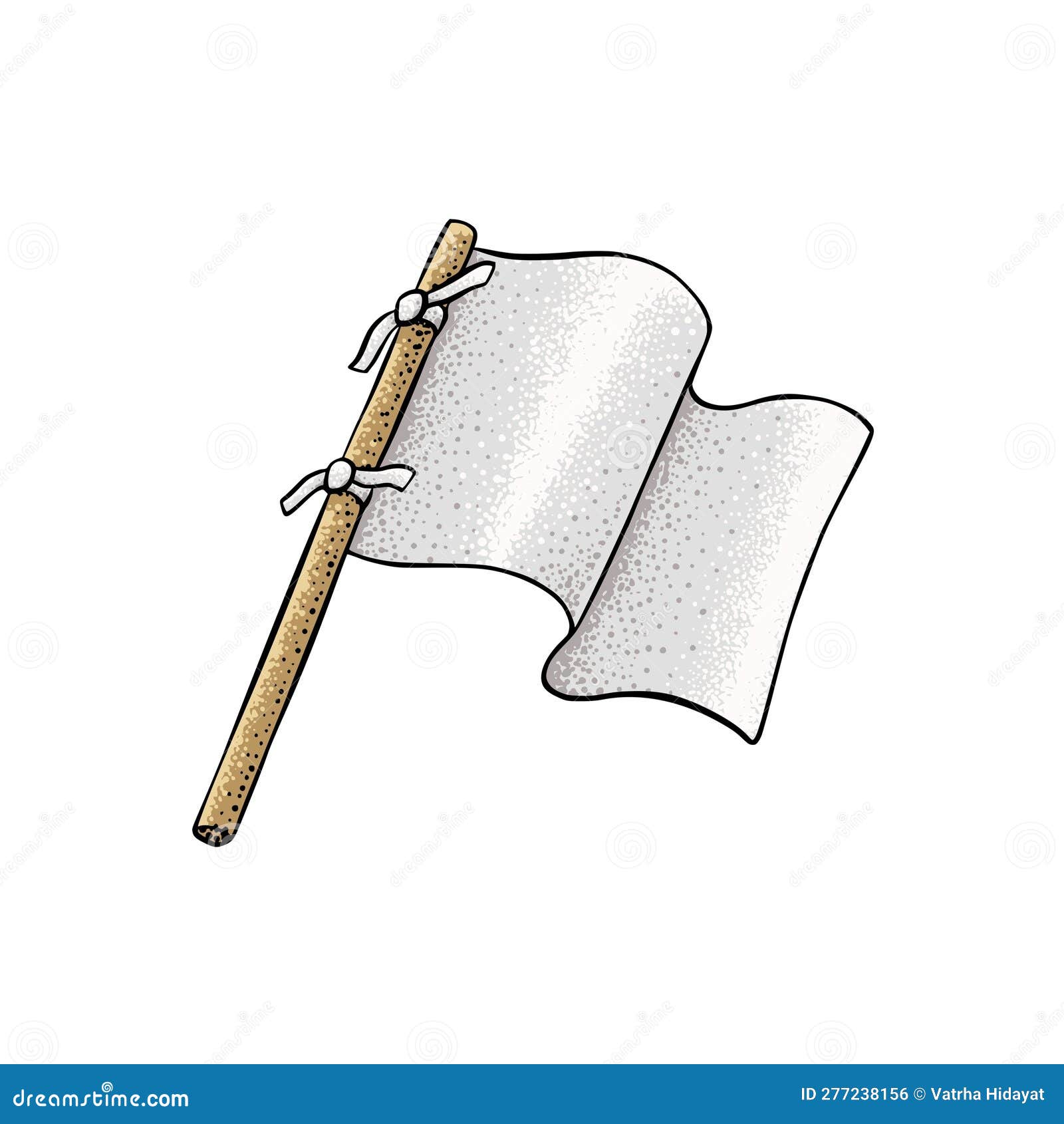Illustration of Surrender Flag Stock Illustration - Illustration of ...