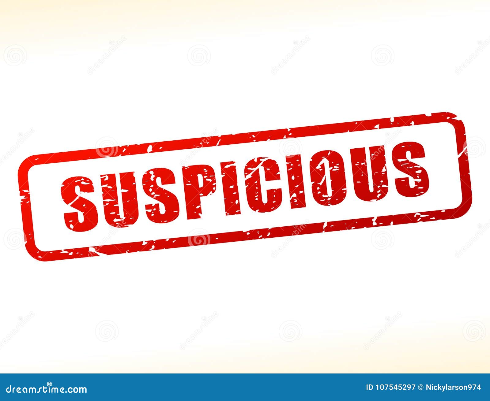 Suspicious text buffered stock vector. Illustration of text - 107545297