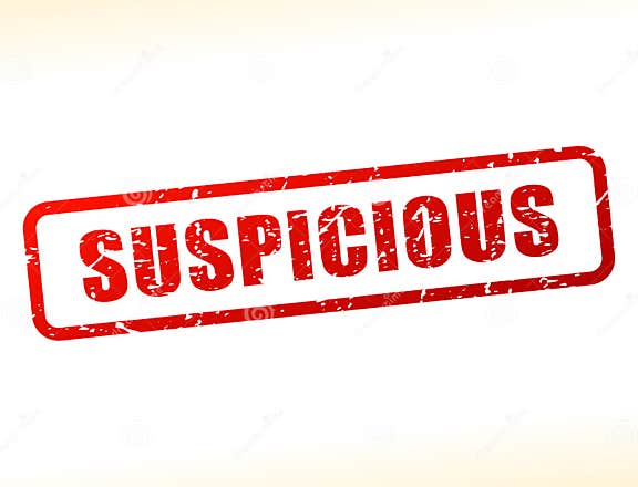 Suspicious text buffered stock vector. Illustration of text - 107545297