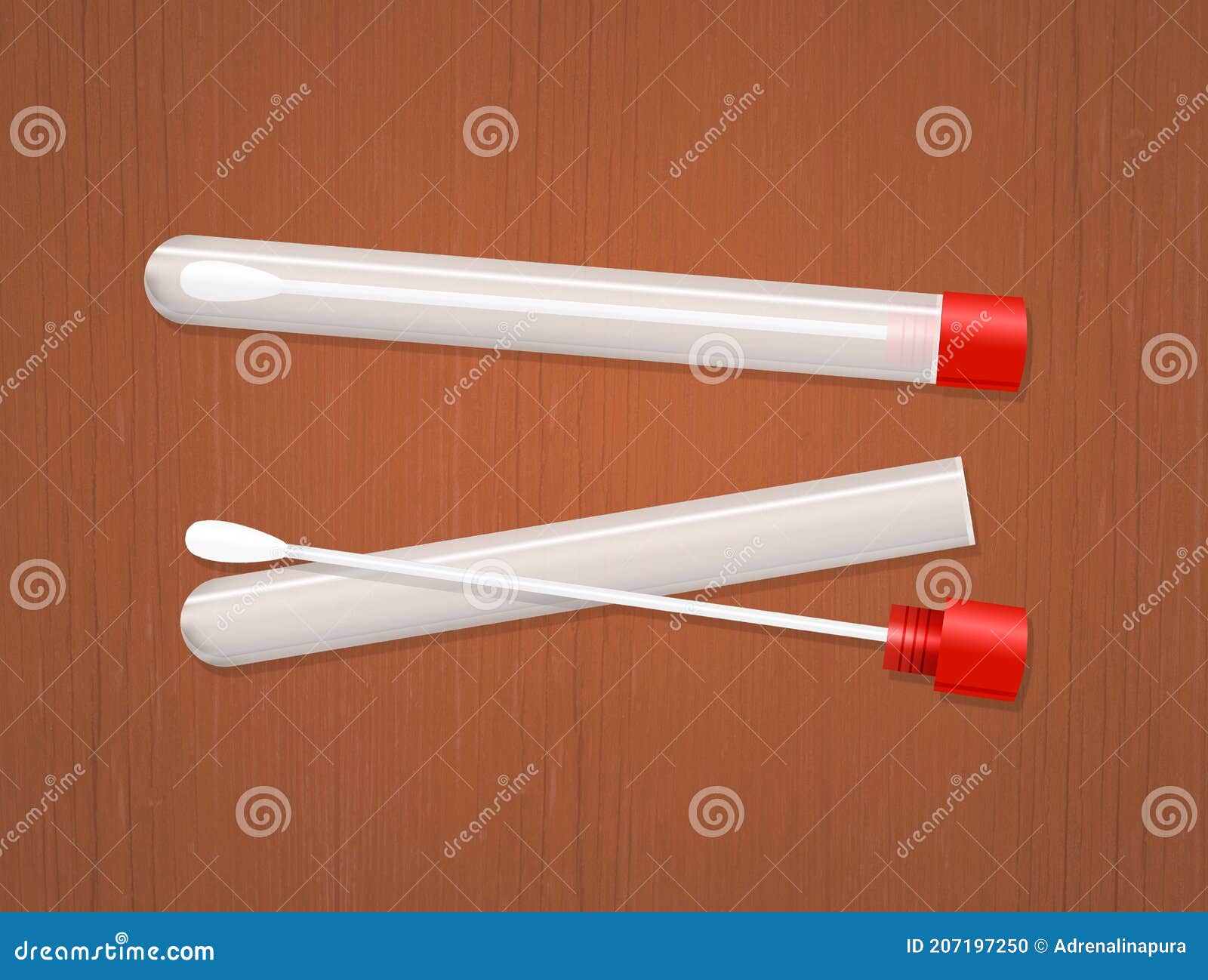Illustration of swab test stock illustration. Illustration of ...