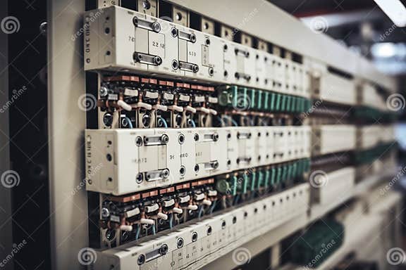 Illustration, Switchboard Computer, Generative Ai Stock Illustration ...