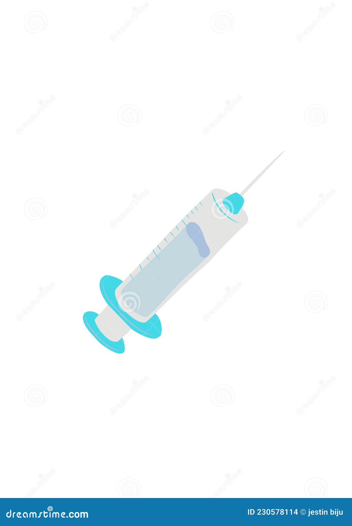 Illustration of an Syringe for Injection Stock Illustration ...